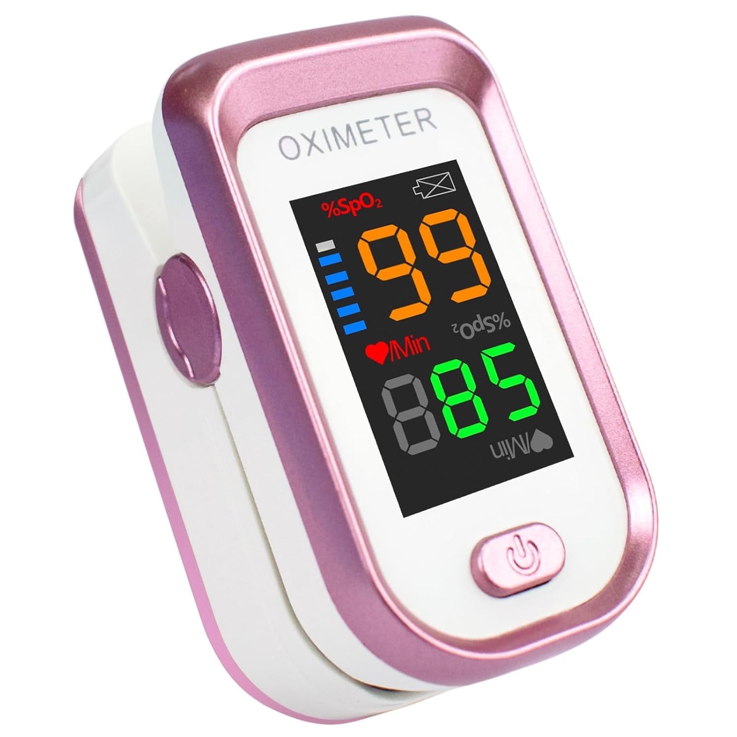 Pulse Oximeter Fingertip, Accurate Heart Rate Monitor, Oxygen Monitor ...