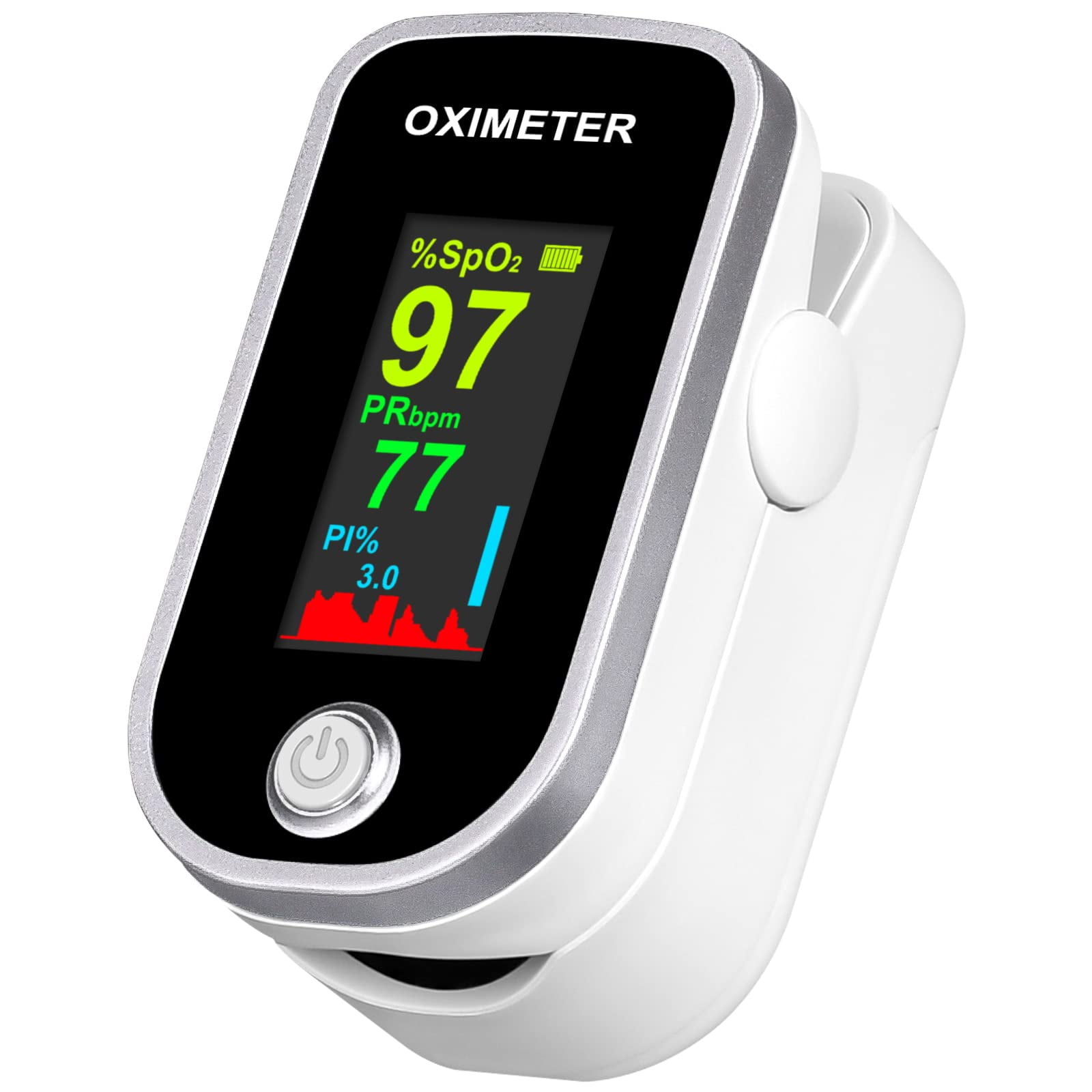 Pulse Oximeter Fingertip - Oxygen Meter Finger Pulse Oximeter - Blood ...