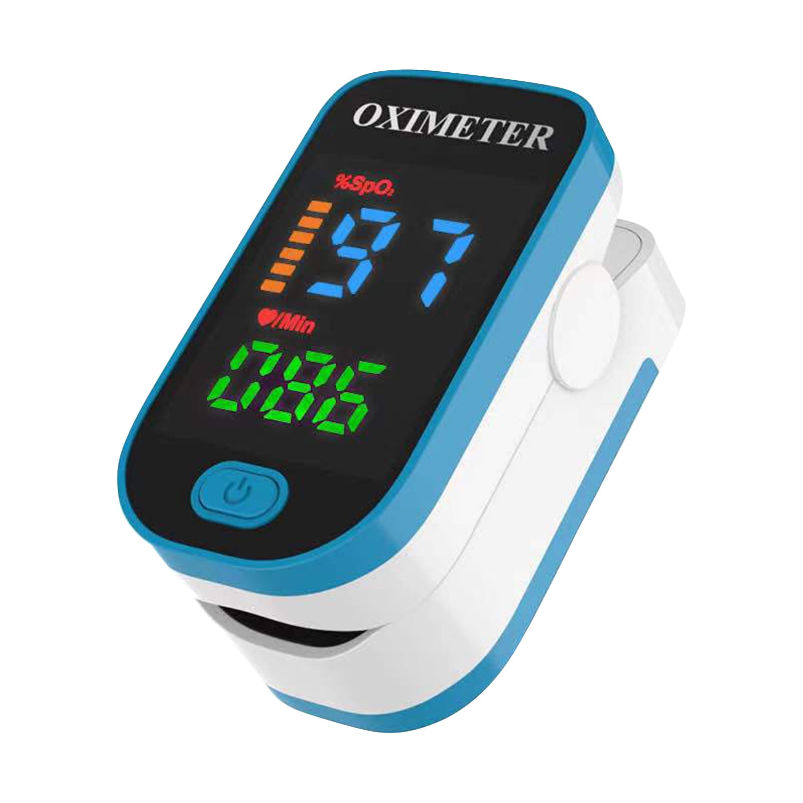 Pulse Oximeter Fingertip - Oxygen Meter Finger Pulse Oximeter - Blood Oxygen Saturation Monitor ...