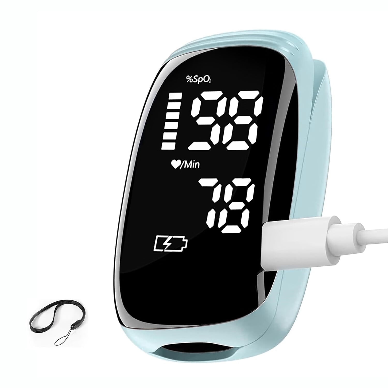 Pulse Oximeter Fingertip with Rechargeable, Finger Pulse Oximeter ...