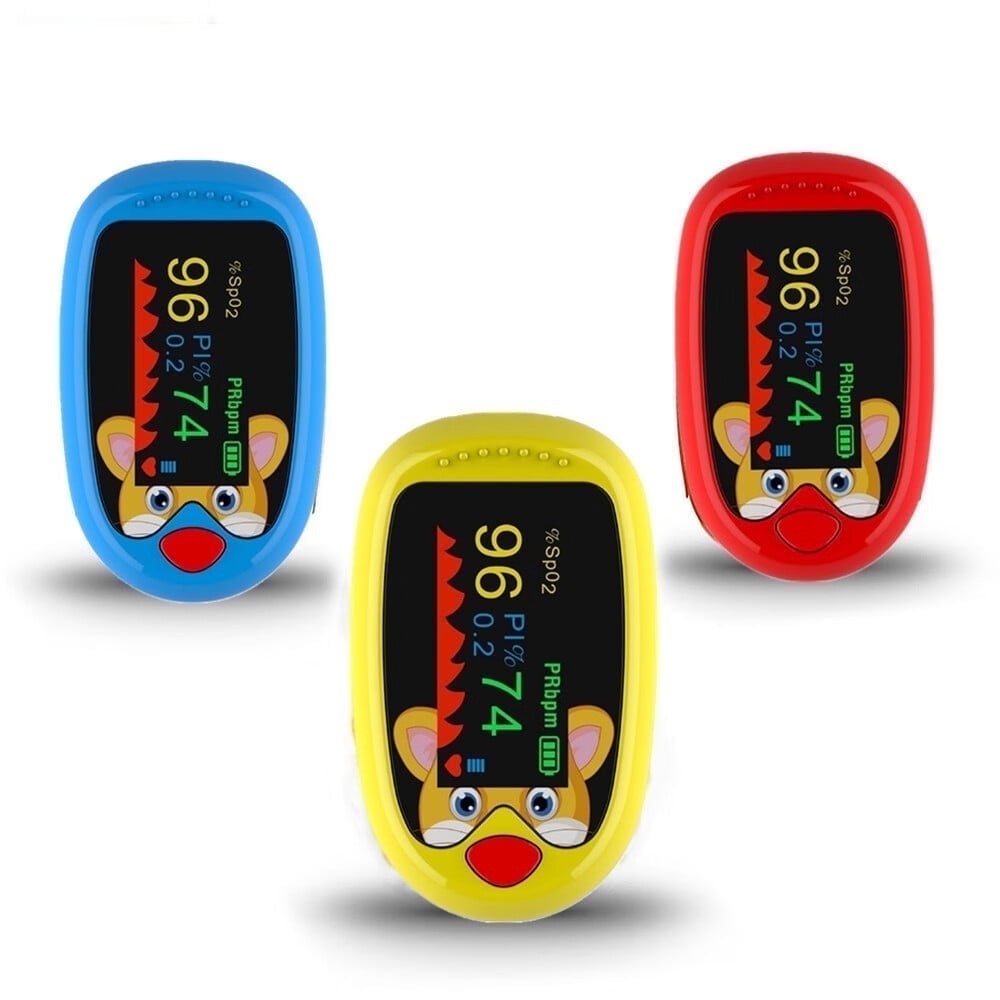 Pulse Oximeter for Kids (Aged 2-12) Rechargeable Children Oxygen and ...