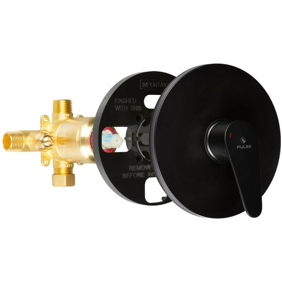 PULSE ShowerSpas Tru-Temp 1/2" Rough-In Valve - Pressure Balance Trim ...