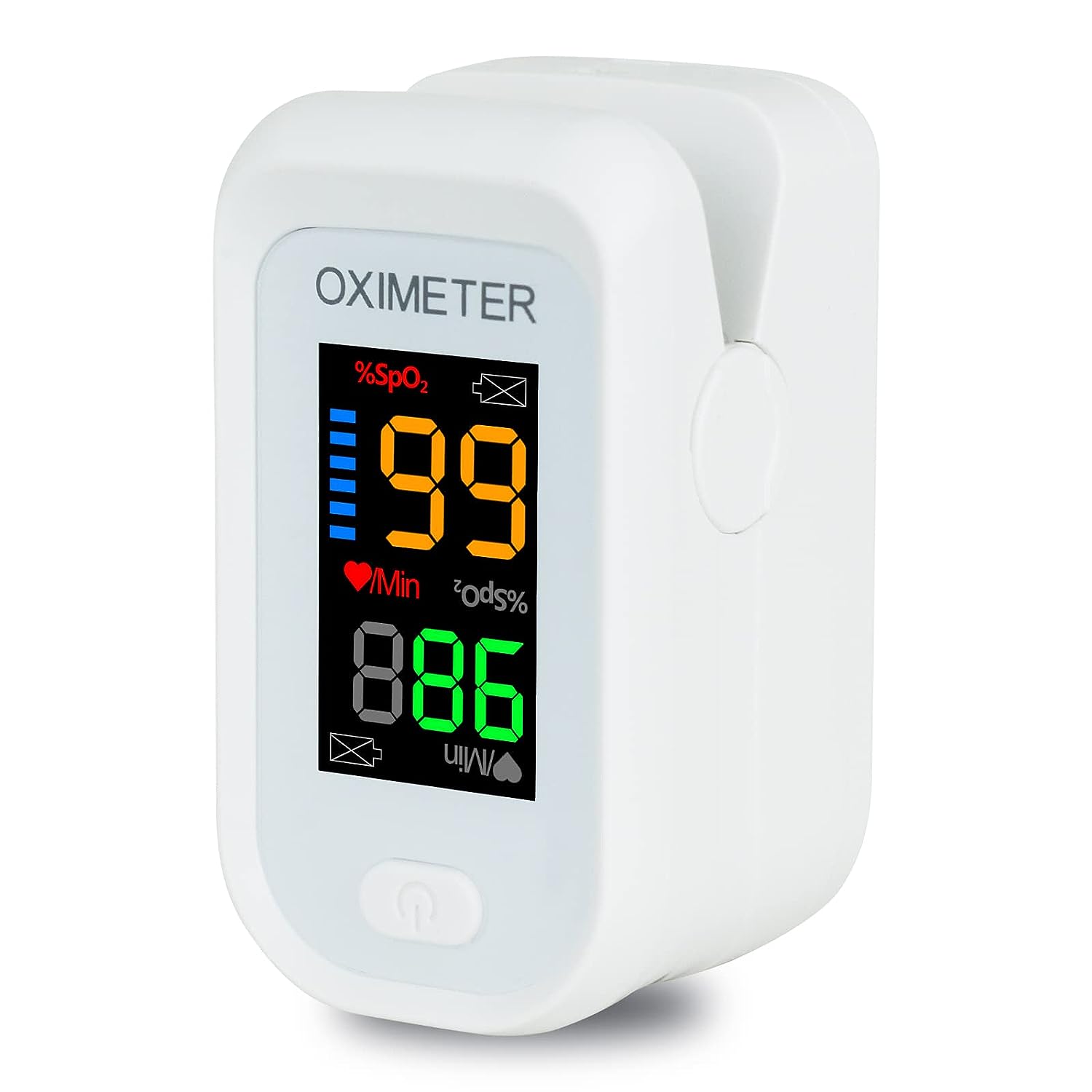 Pulse oximeter Fingertip, large LED screen oximeter, Oximeter Adult ...