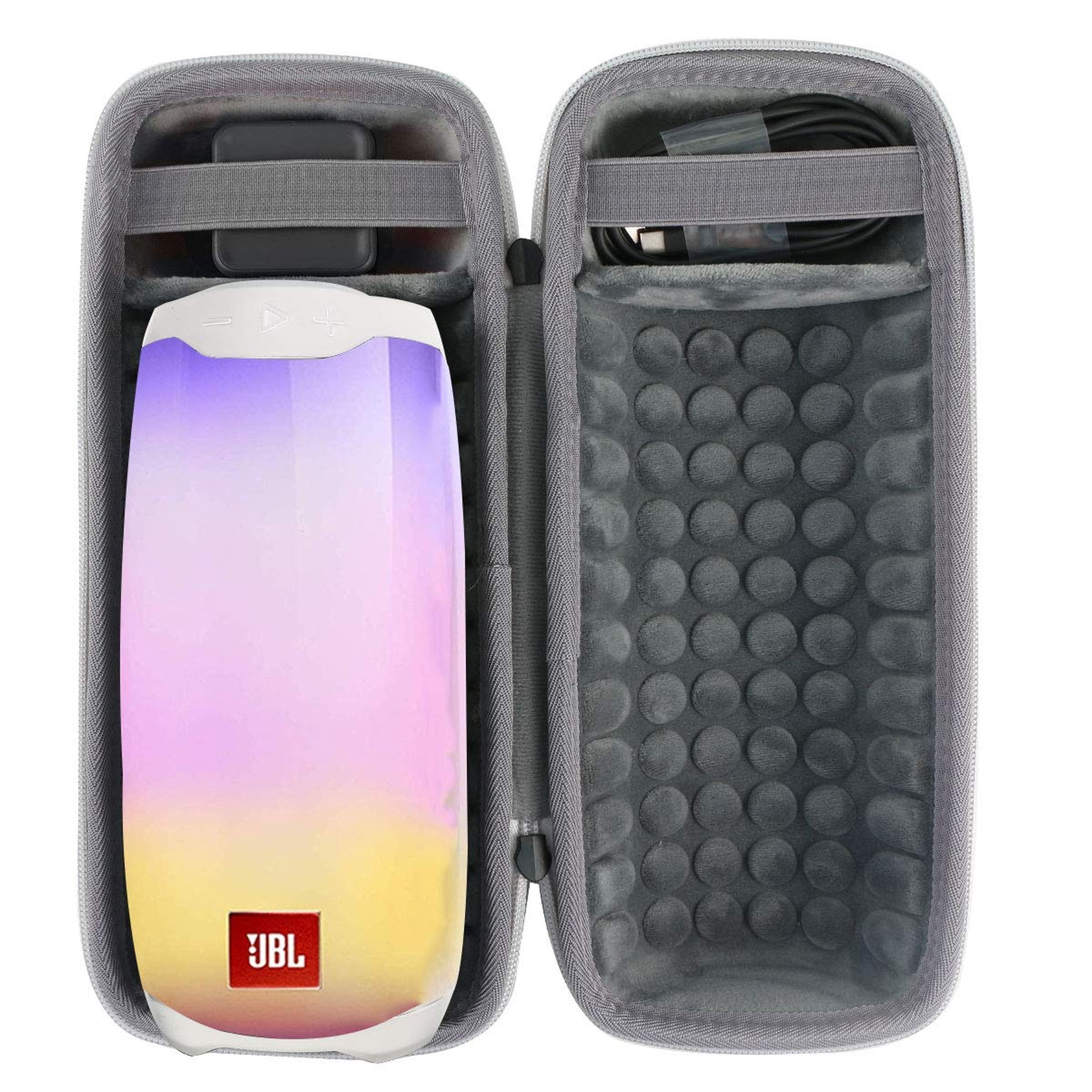 PulseGuard Waterproof Speaker Hard Travel Case in Grey - Walmart.com