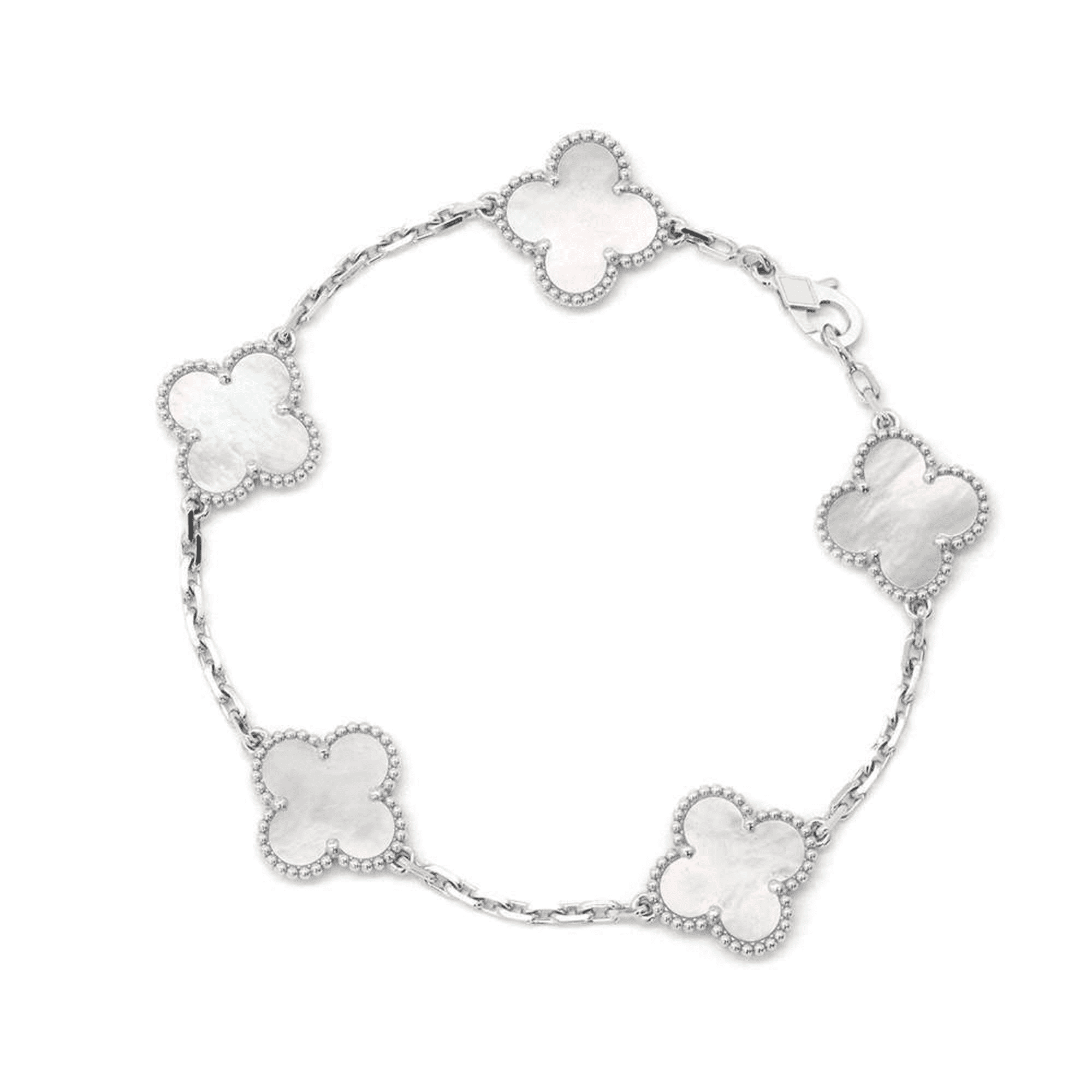 Pulseras de Trebol de Plata 925 Autentica Ajustables Disponibles en ...
