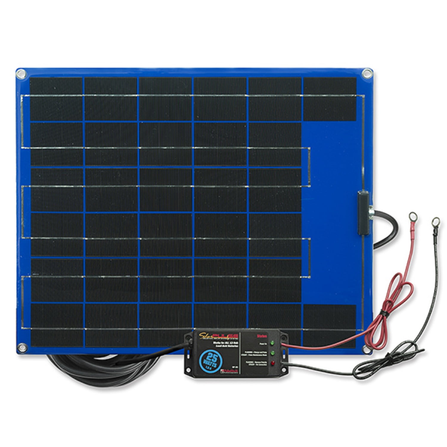 Pulsetech 12 Volt Solar Charger Maintainer 25 Watt - Walmart.com
