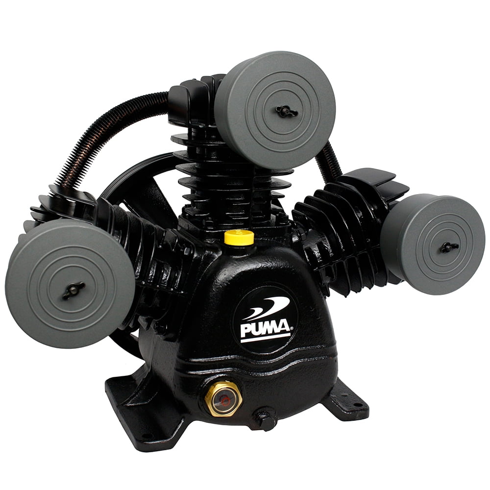 Puma 3 Cylinder 1 Single Stage Cast Iron Air Compressor Pump 22 SCFM No Unloader - Walmart.com