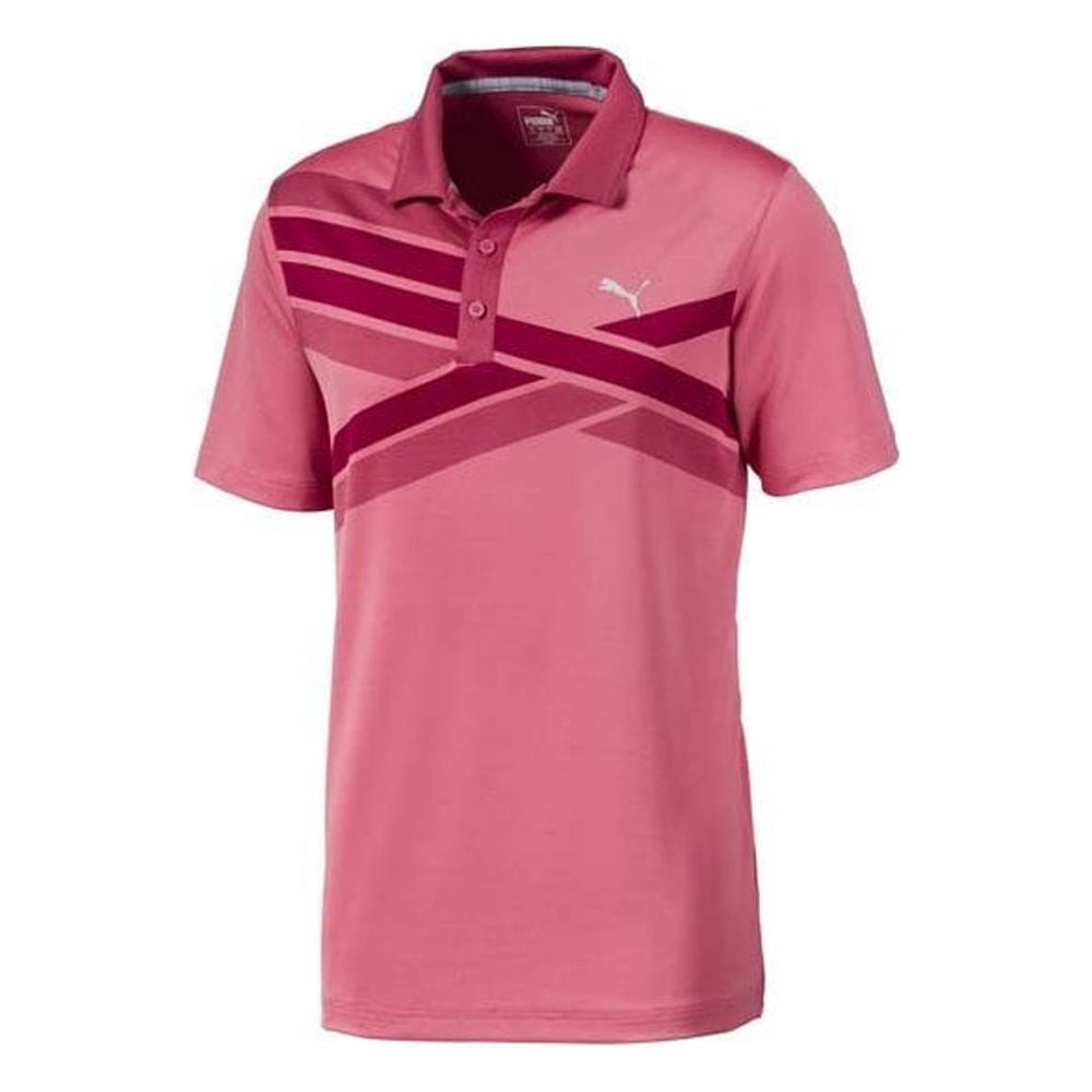 Puma ALT TEXTURE POLO RAPTURE ROSE - M - Walmart.com