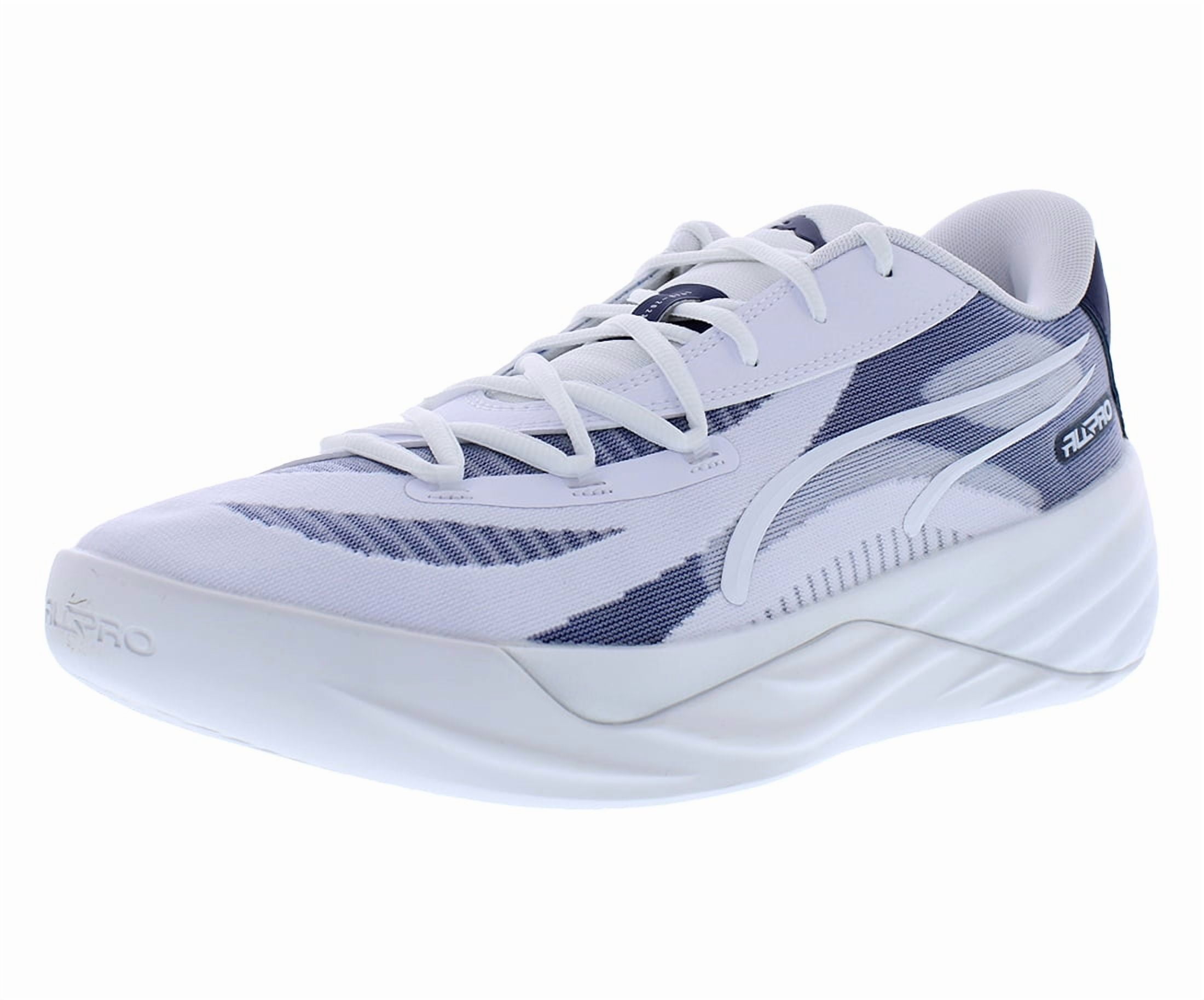 Puma All Pro Nitro Team Mens Shoes Size 11.5, Color: White/Navy/Lime ...