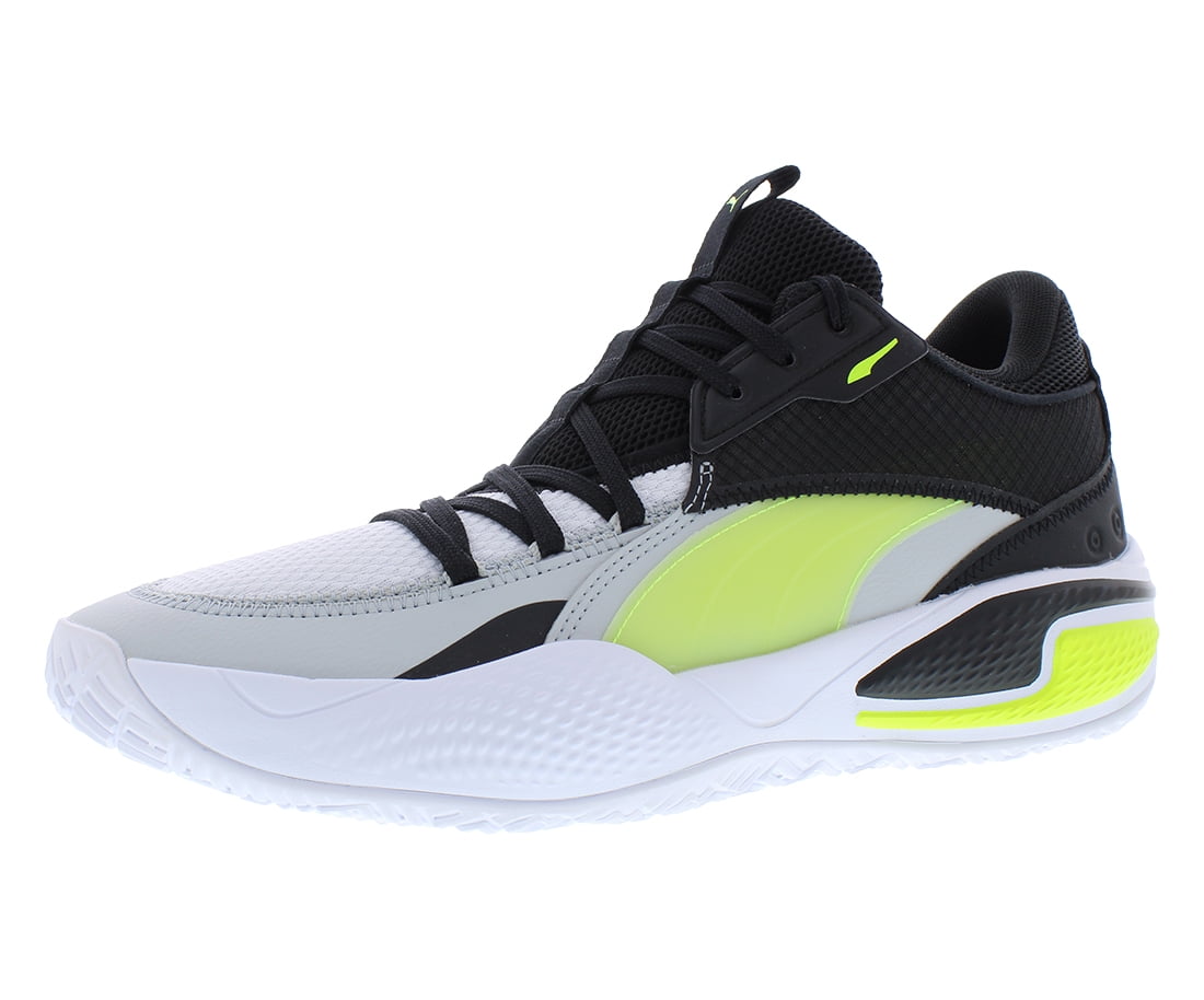 Puma Court Rider 1 Mens Shoes Size 11, Color: Puma White/Yellow Alert ...