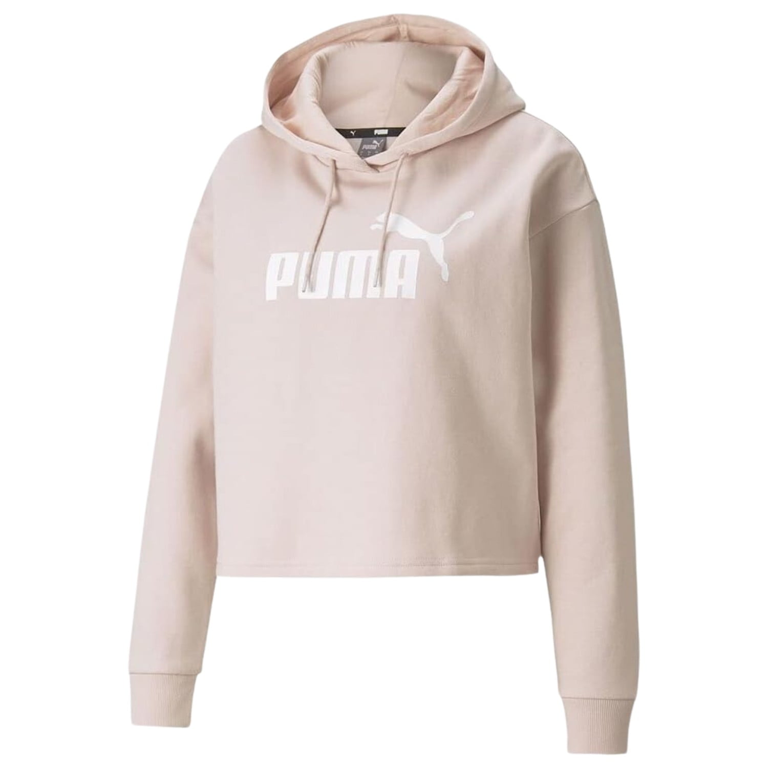 Puma Ess Cropped Logo Hoodie Womens Style : 586869 - Walmart.com