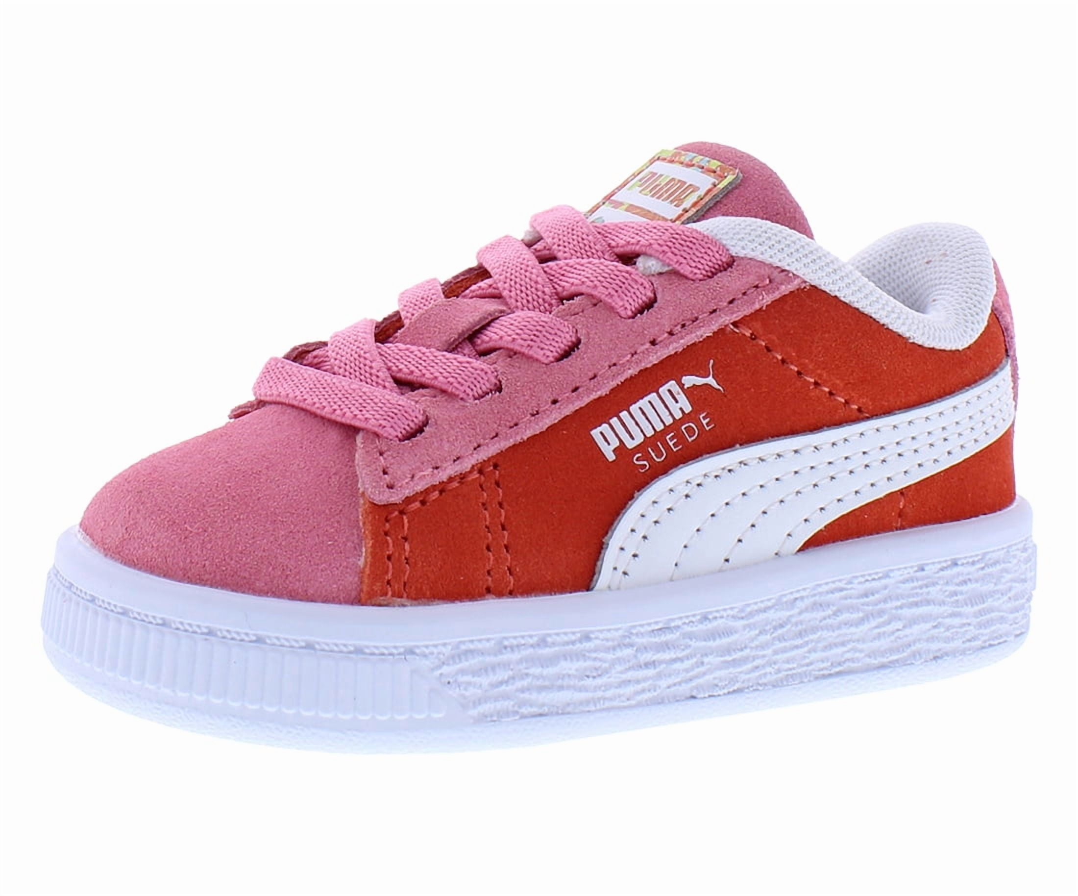 Puma Flower Alternate Closure Suede Infant/Toddler Shoes Size 4, Color ...