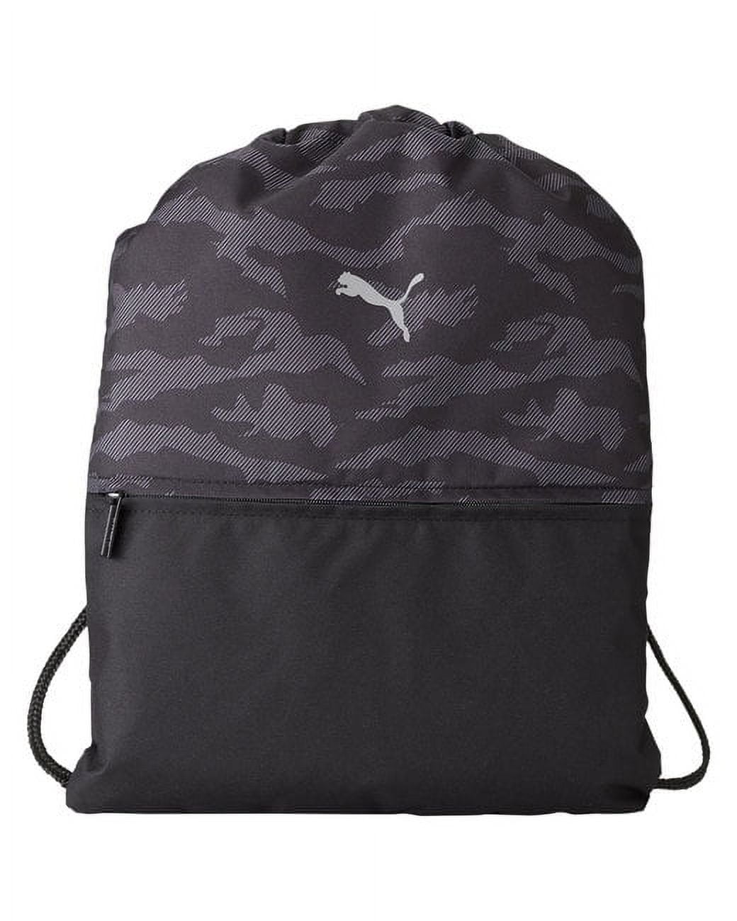 Puma Golf Carry Sack Drawstring Backpack 07812101 - Camo Puma Black ...