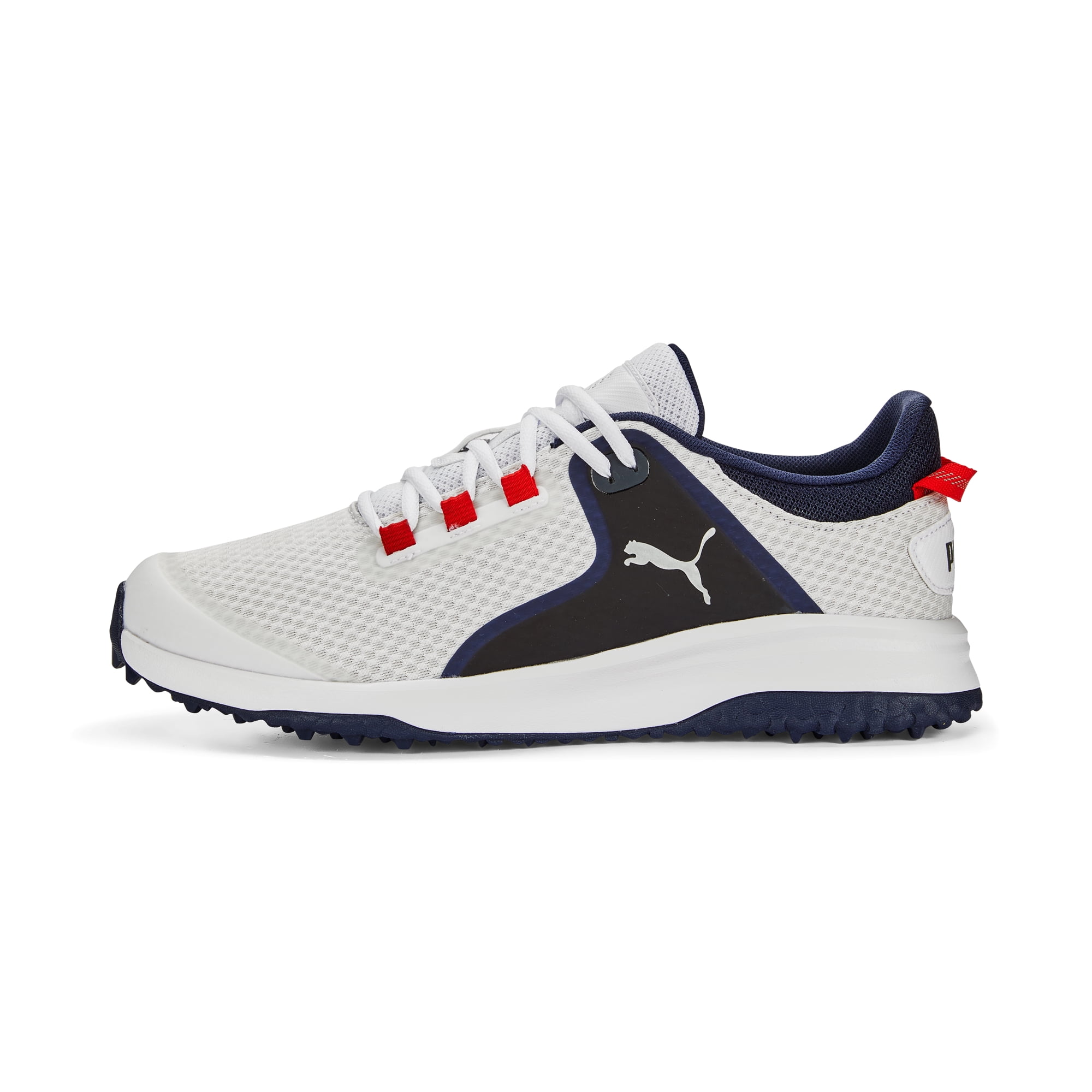 Puma Golf Fusion Grip Spikeless Shoes White/Silver/Navy Size 10 Medium ...