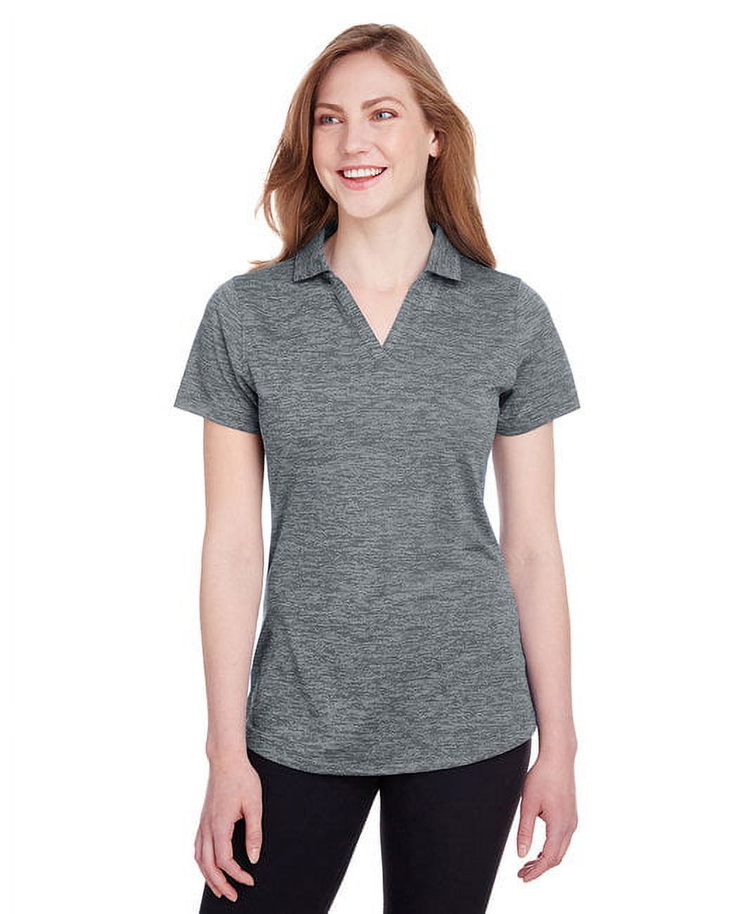 Puma Golf Ladies' Icon Heather Polo - QUIET SHADE - XS - Walmart.com