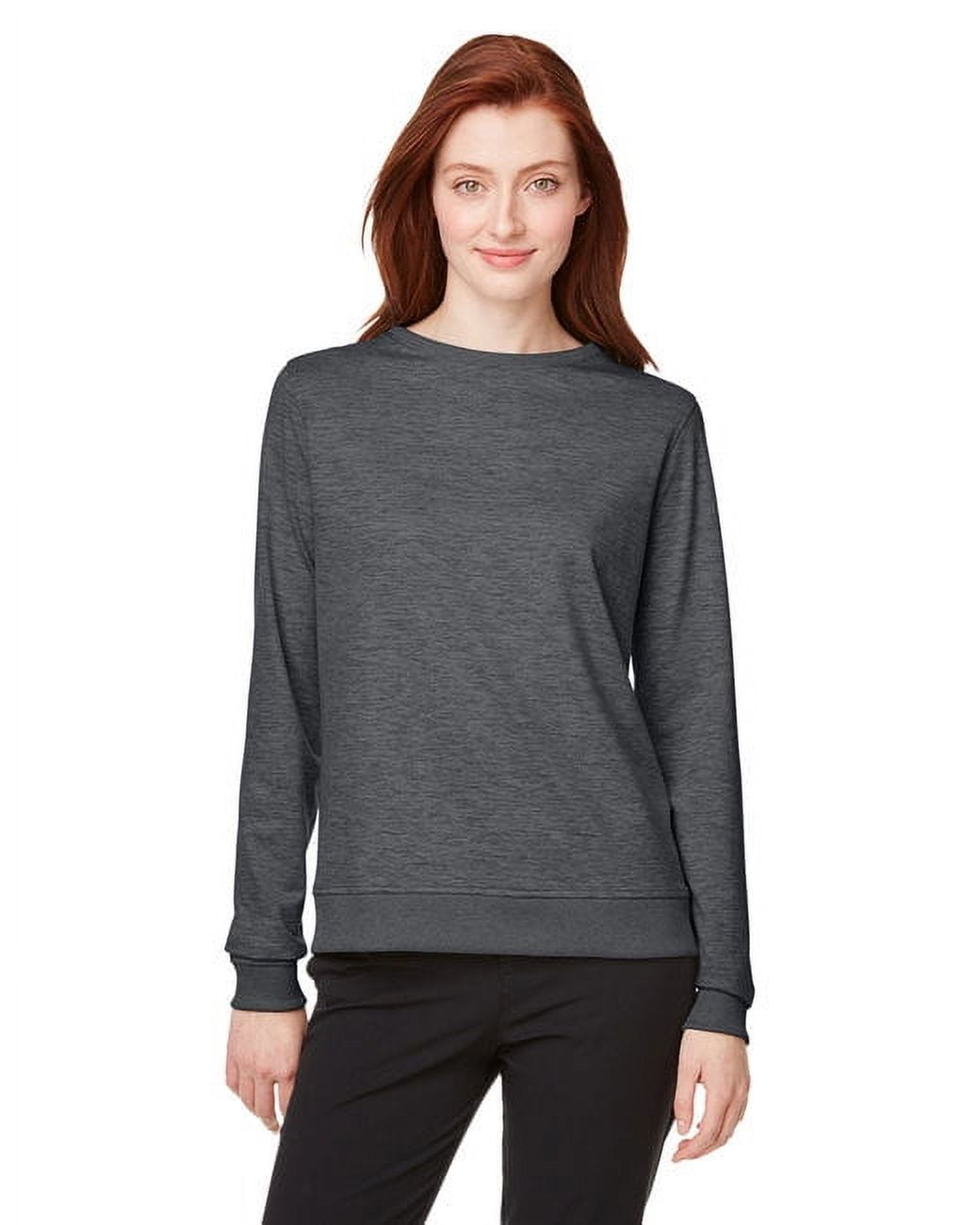 Puma Golf Women's Standard Cloudspun Crewneck, Puma Black Heather ...
