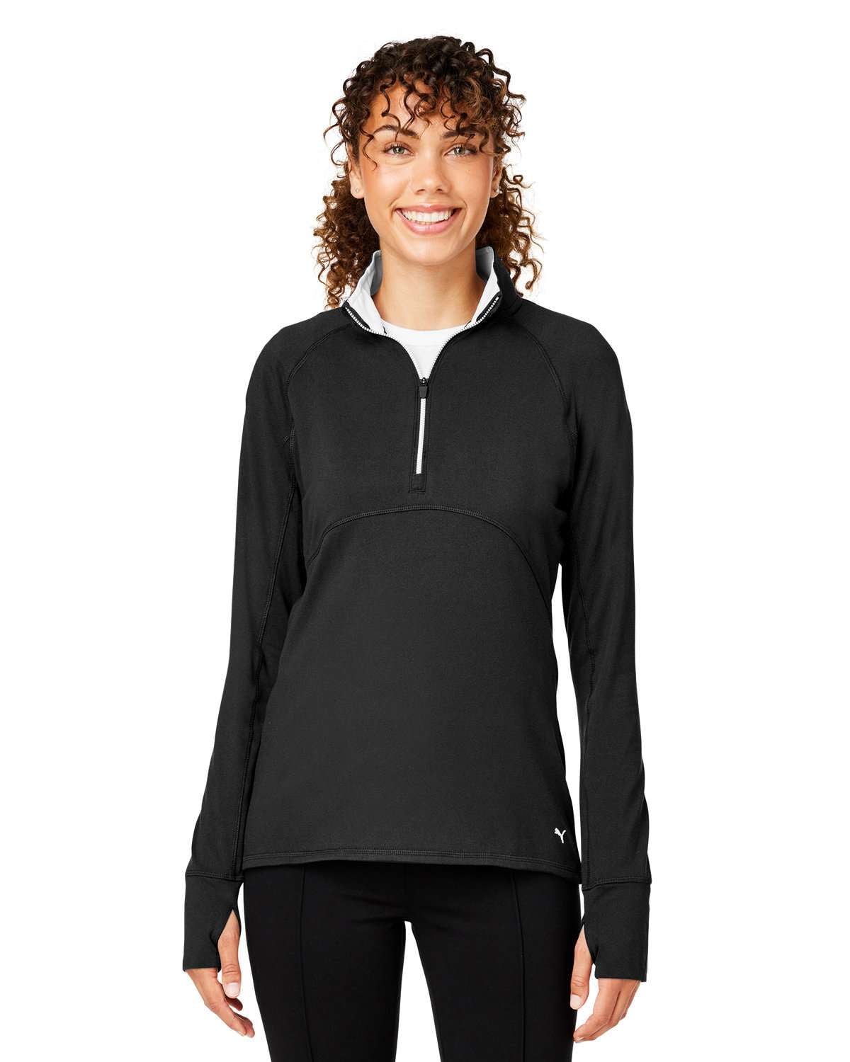 Puma Golf Women's Standard Gamer 1/4 Zip, Puma Black, Medium - Walmart ...