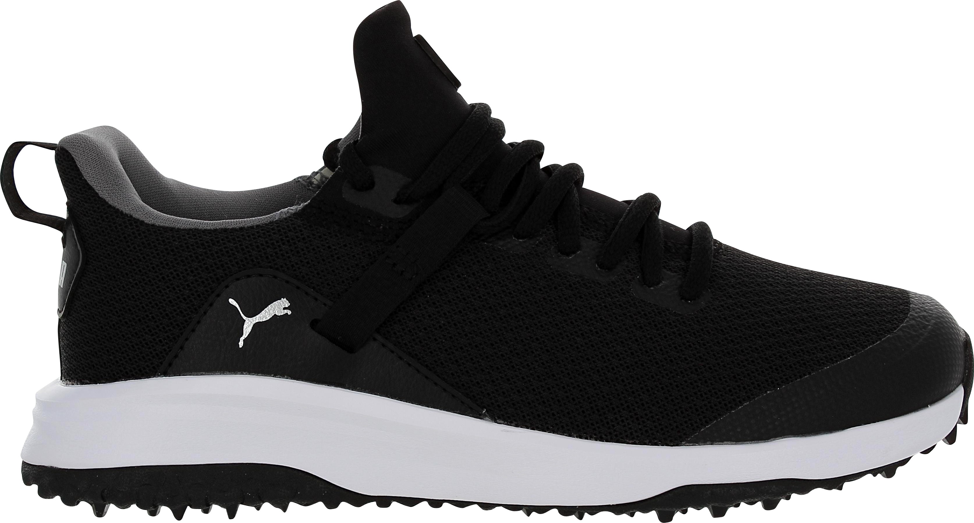 Puma Kids Grip Fusion EVO Jr. Spikeless Golf Shoes, Black, Breathable ...