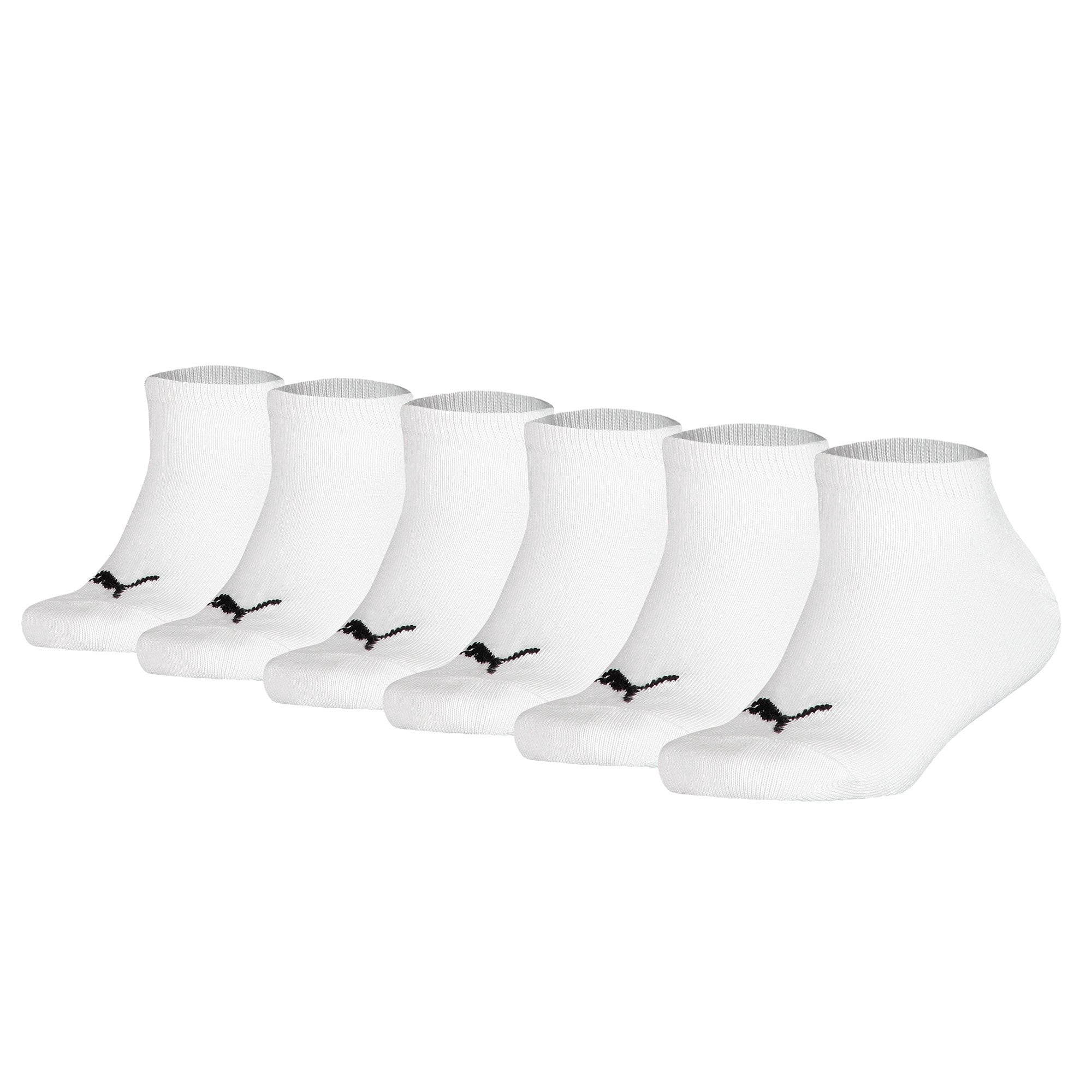 Puma Kids Sneaker Socks 6-Pack - Invisible, Ecom, Solid Colour, Logo ...