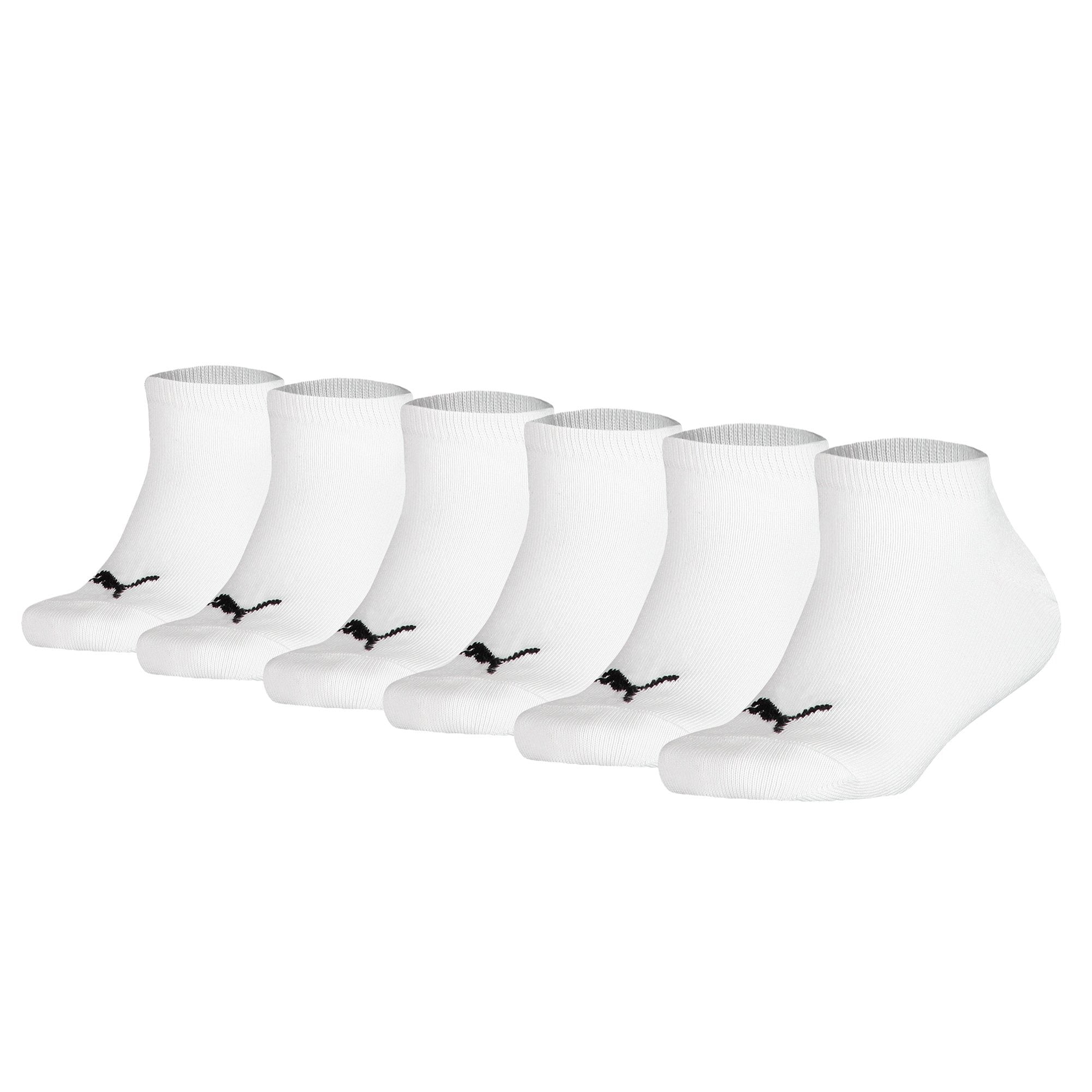 Puma Kids Sneaker Socks 6-Pack - Invisible, Ecom, Solid Colour, Logo ...