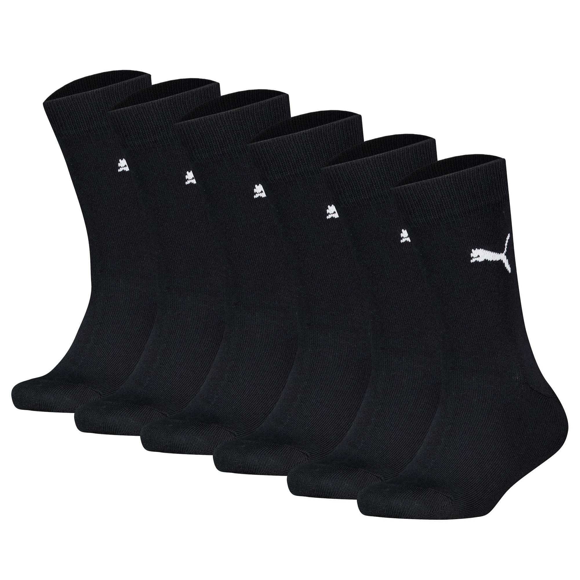 Puma Kids Socks 6-Pack - Easy Rider, Ecom, Solid Colour, Logo Black 39 ...