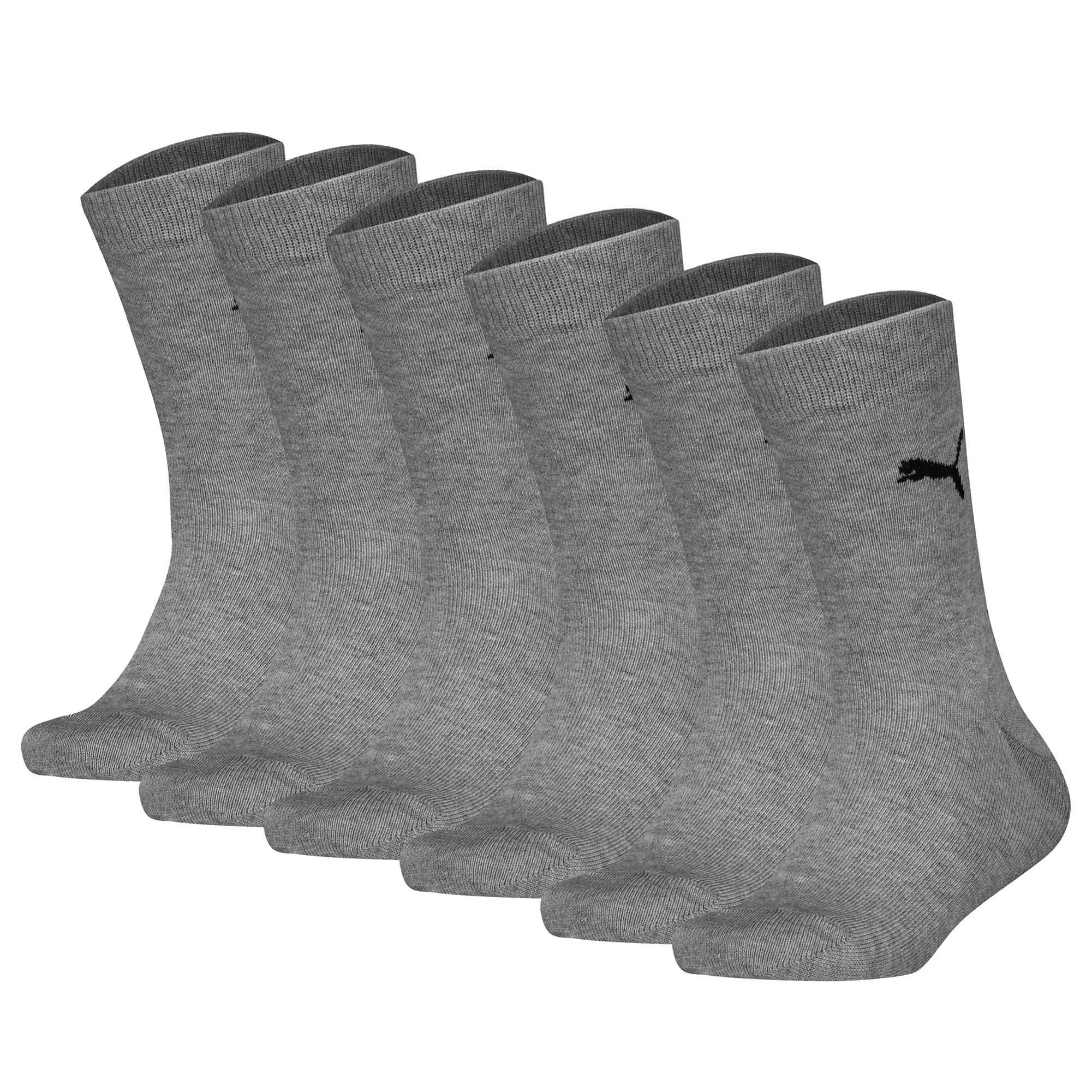 Puma Kids Socks 6-Pack - Easy Rider, Ecom, Solid Colour, Logo Grey 27 ...