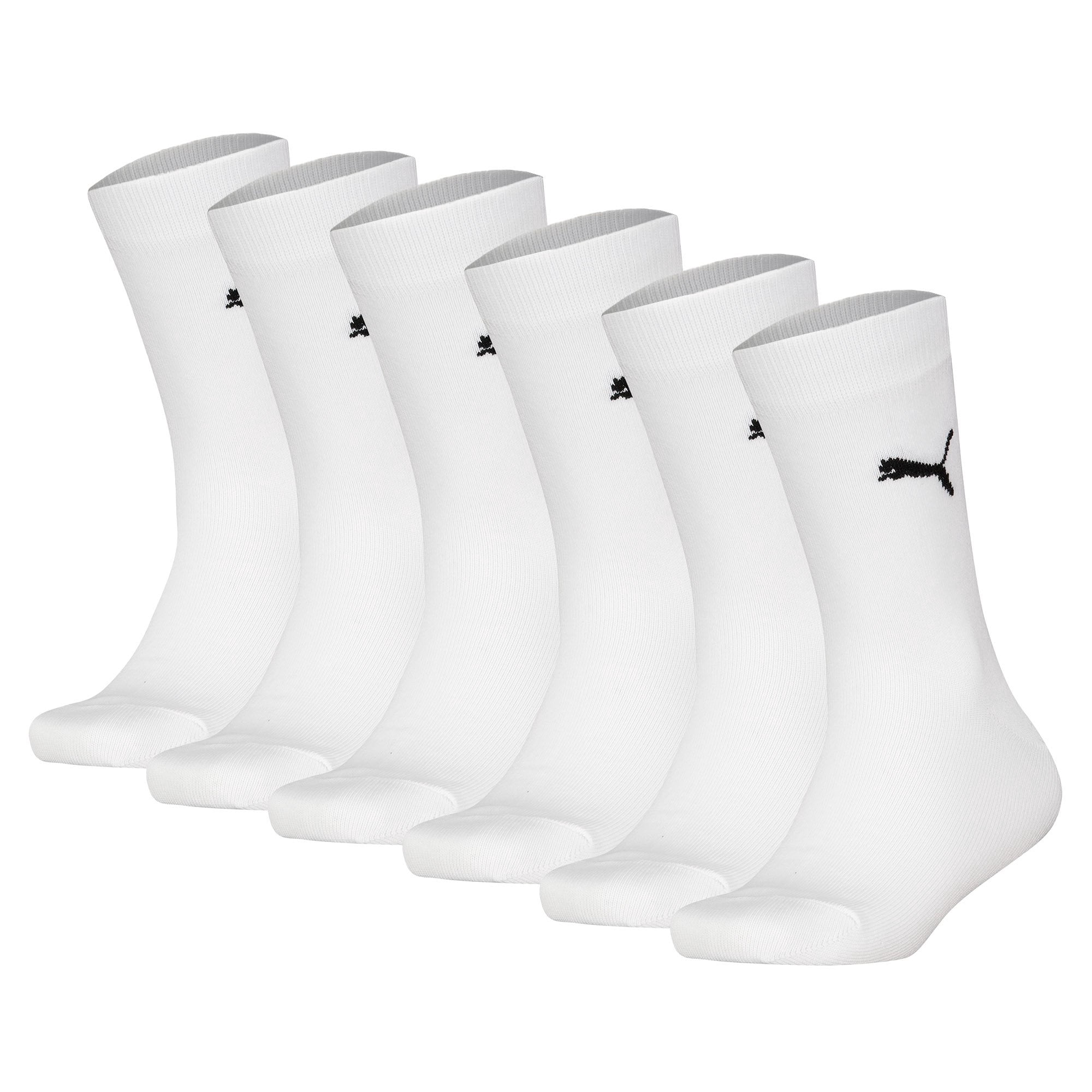 Puma Kids Socks 6-Pack - Easy Rider, Ecom, Solid Colour, Logo White 35 ...