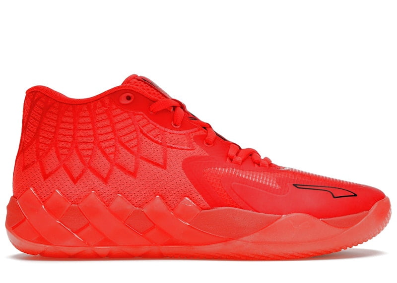 Puma Men's LaMelo Ball MB.01 Not From Here Red Blast Basketball Shoes ...