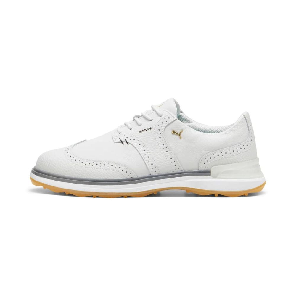 Puma Mens AVANT Wingtip Spikeless Golf Shoes - 37882405 - Feather Gray ...