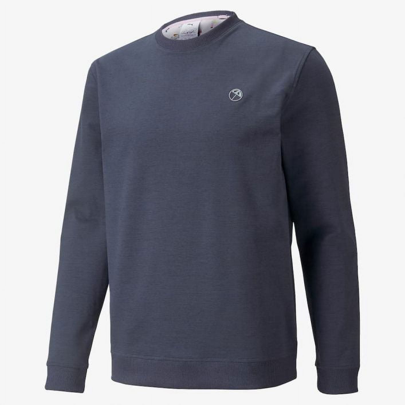 Puma Mens Ap Cloudspun Crewneck - 59996509 - Navy Blazer Heather -M ...