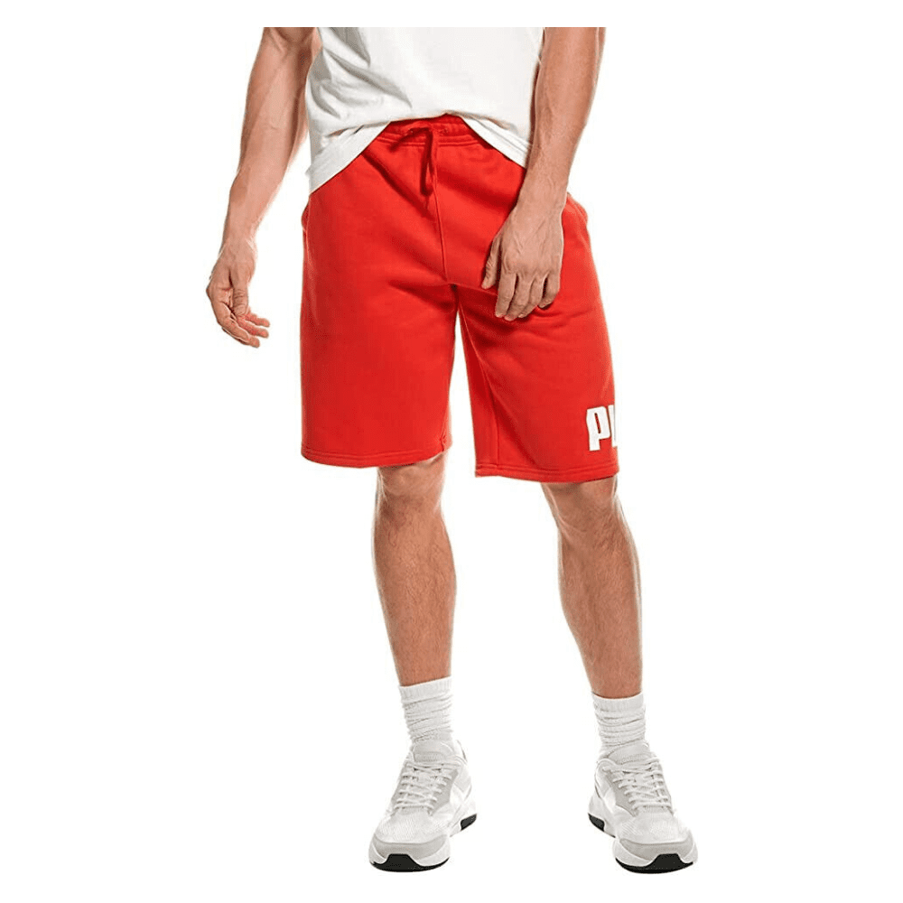 Puma Mens Big Fleece Logo Short, S, Red - Walmart.com