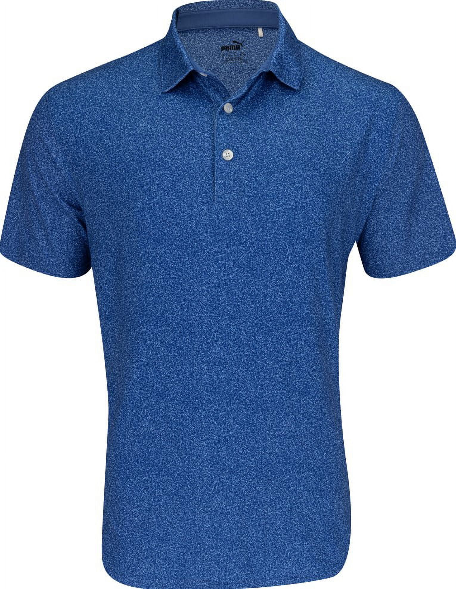 Puma Mens Cloudspun Primary Polo - 53899306 - Lake Blue - L - Walmart.com