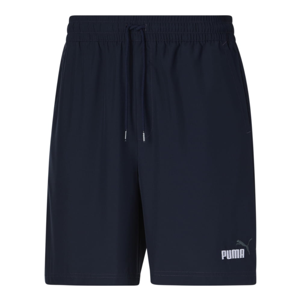 Puma Mens Ess Embroidery Woven Short - 676302-06 - Puma Navy - S ...