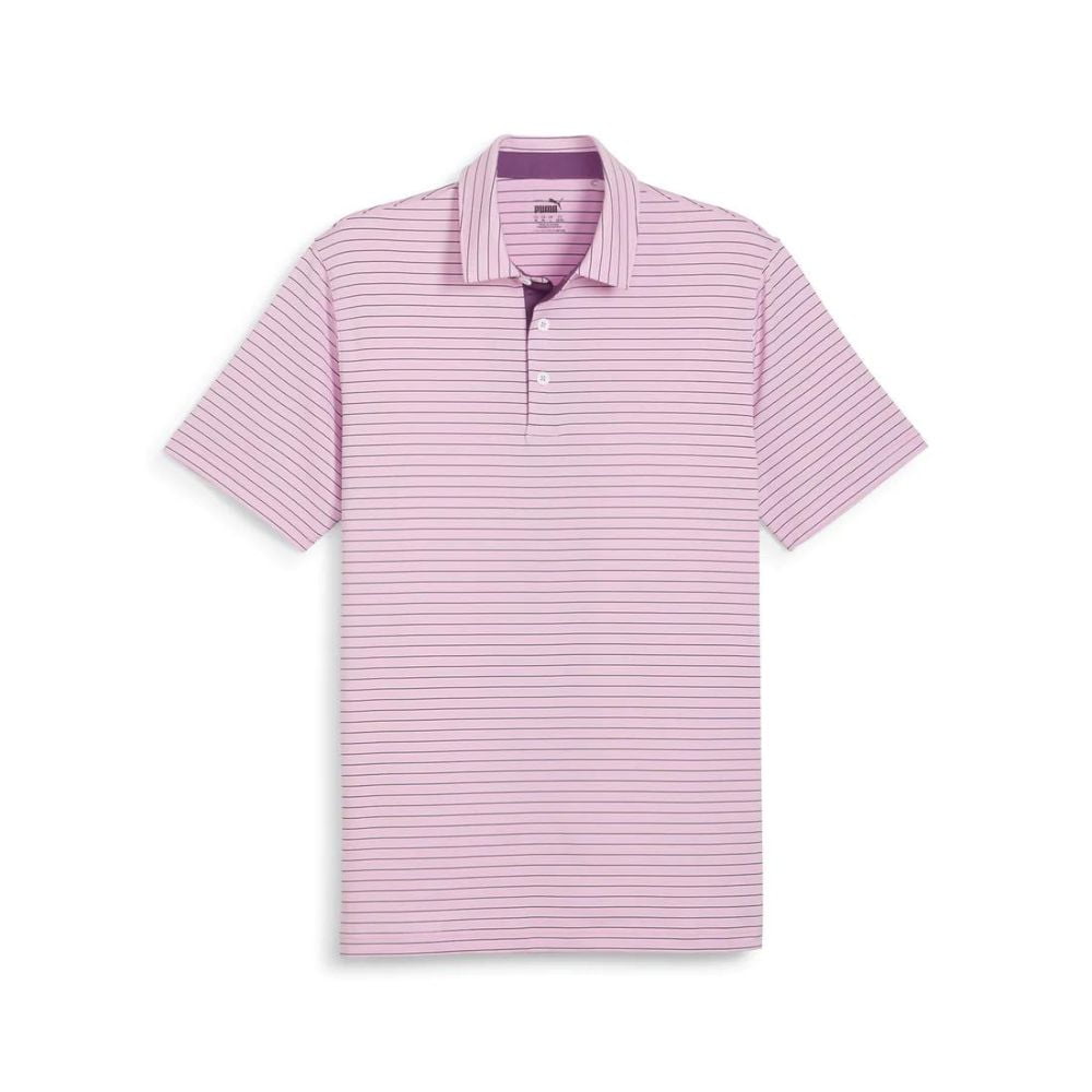 Puma Mens MATTR Bay Golf Polo - 62178709 - Crushed Berry/Pink Icing ...