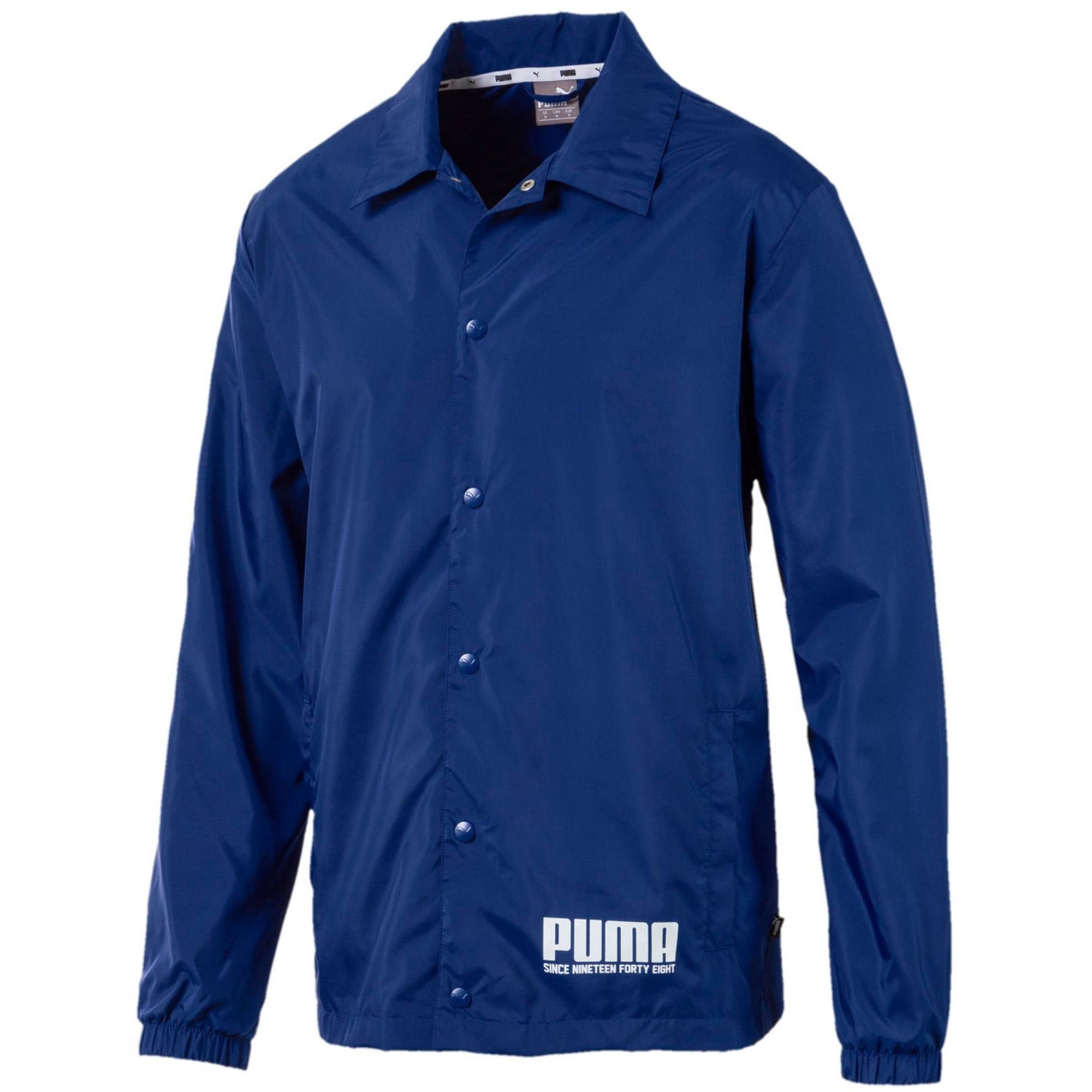 Puma Mens Rebel Coaches Windbreaker Jacket, Blue, Large (Regular ...