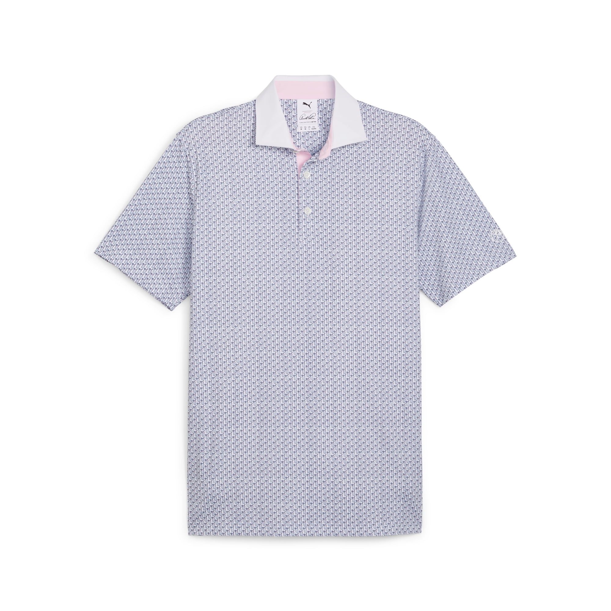 Puma Mens X AP MATTR Iced Tea Golf Polo - 62394802 - Pale Pink - XXL ...