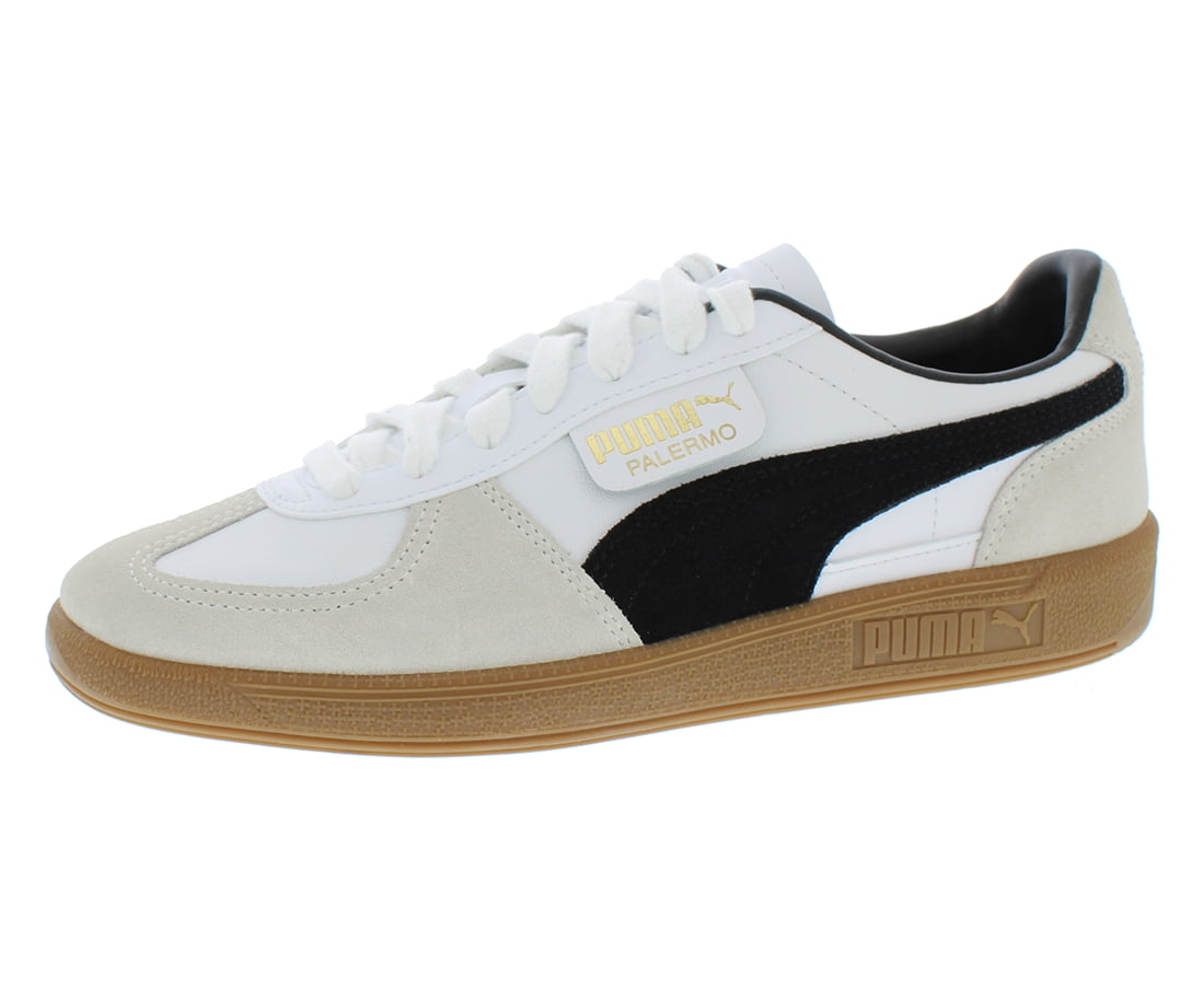 Puma Palermo Leather Womens Shoes Size 7, Color: Puma White/Vapor Gray ...