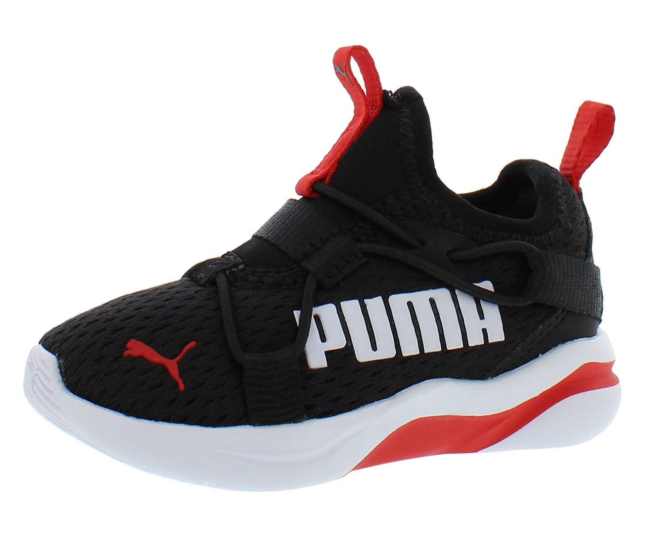 Puma Rift Pop Infant/Toddler Shoes Size 4, Color: Black/High Risk Red ...