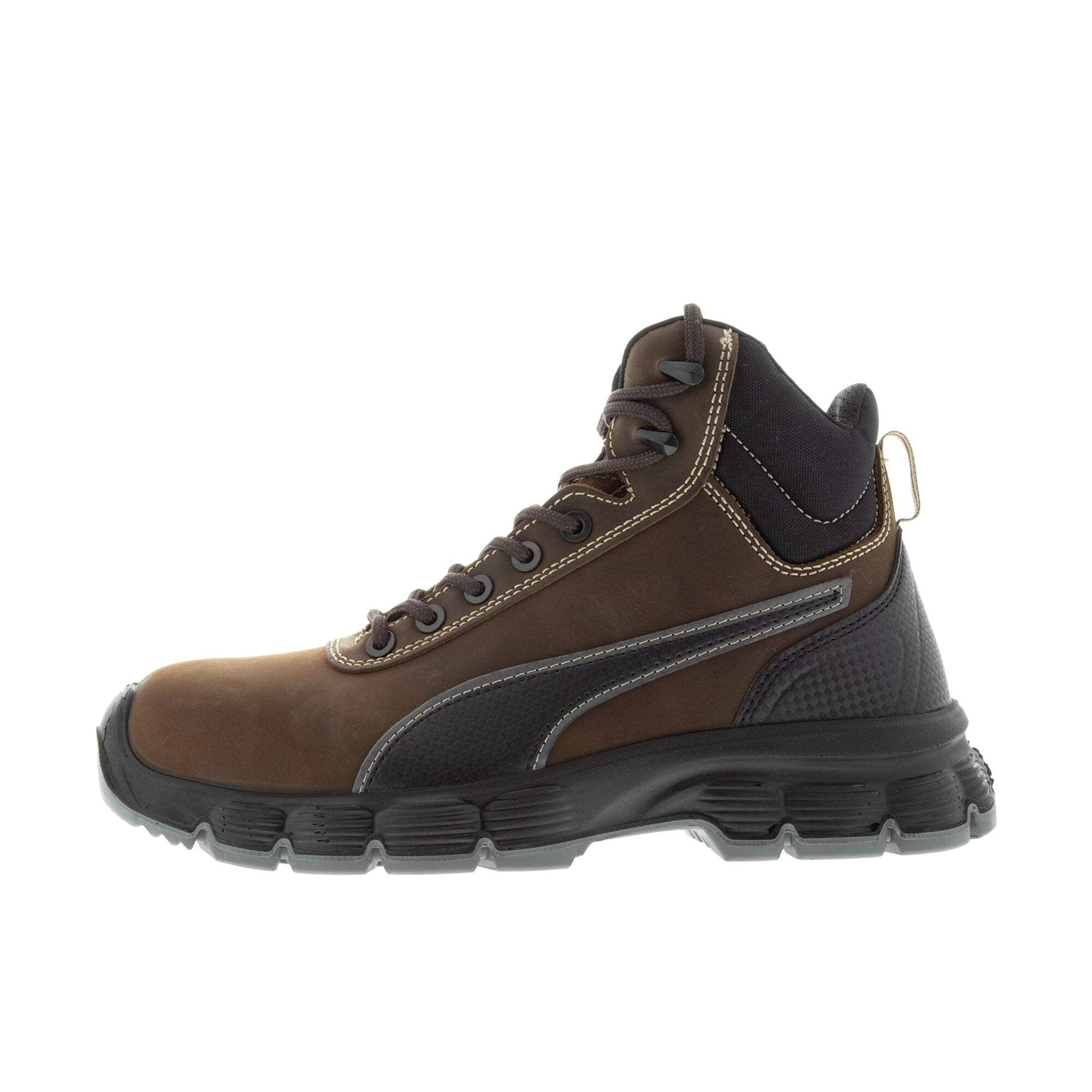 Puma Safety Condor Mid Steel Toe Brown - Walmart.com