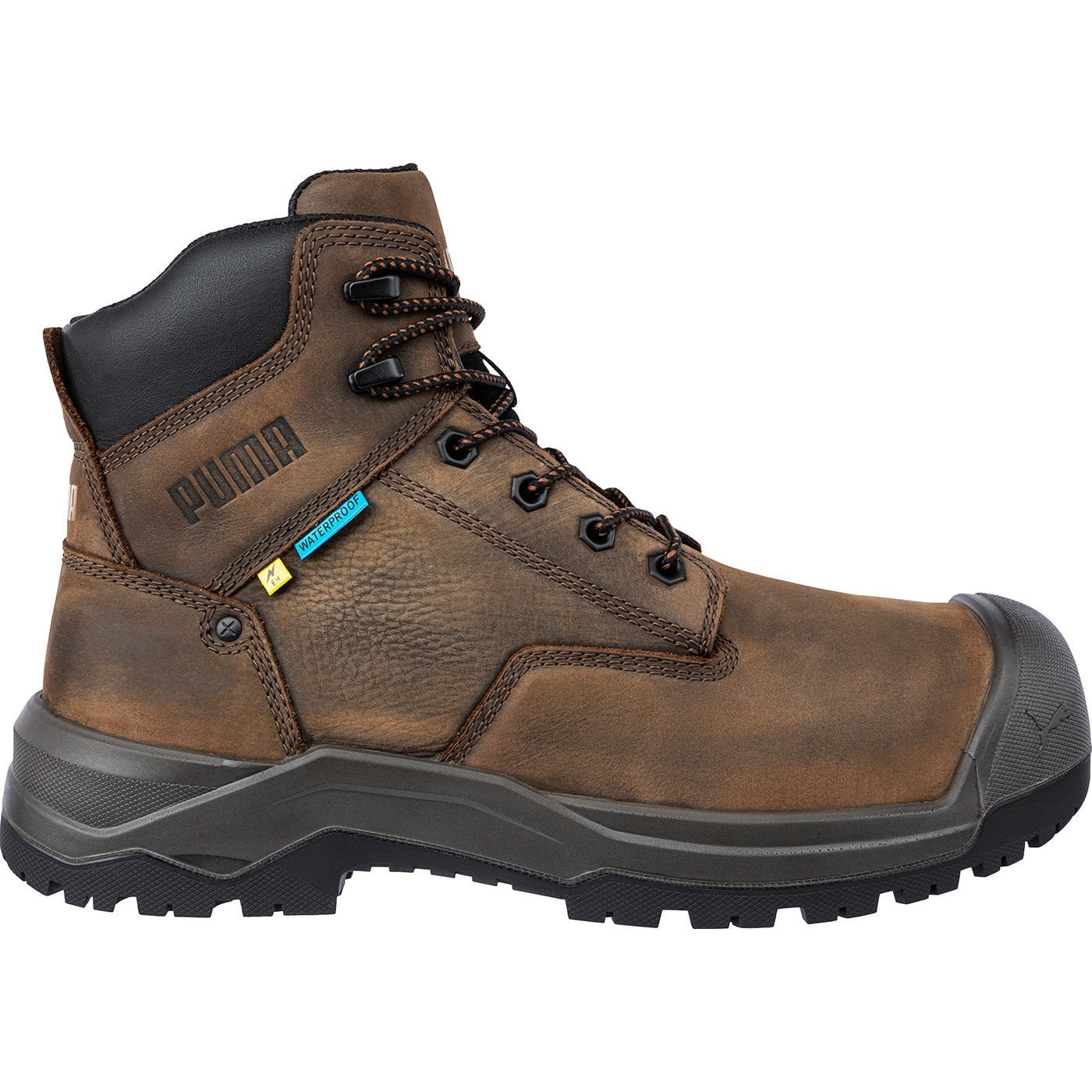 Puma Safety Rock HD Mid Men's Internal Met Composite Toe Waterproof ...