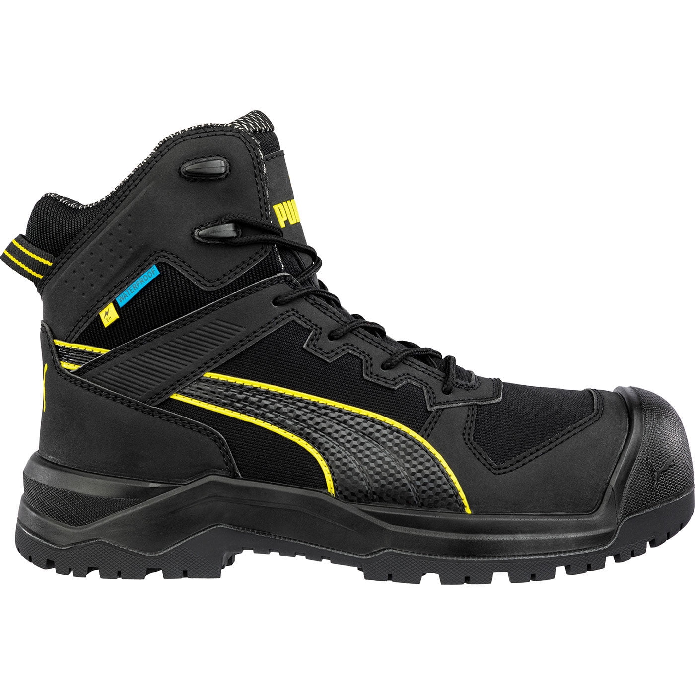 Puma Safety Rock HD Mid Men's Composite Toe Waterproof Work Hiker ...