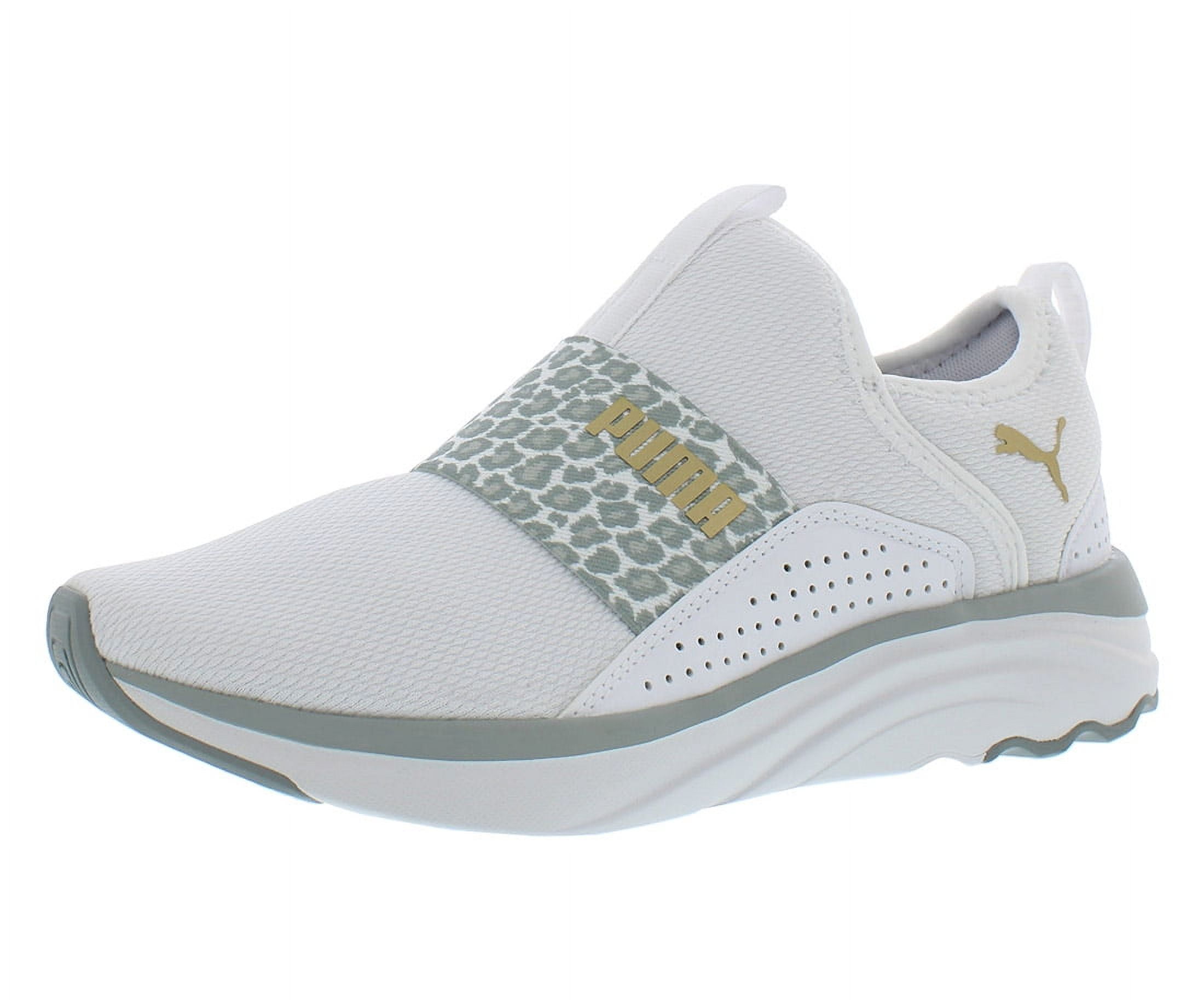 Puma Softride Sophia Wild Lpro Womens Shoes Size 9.5, Color: White/Grey ...