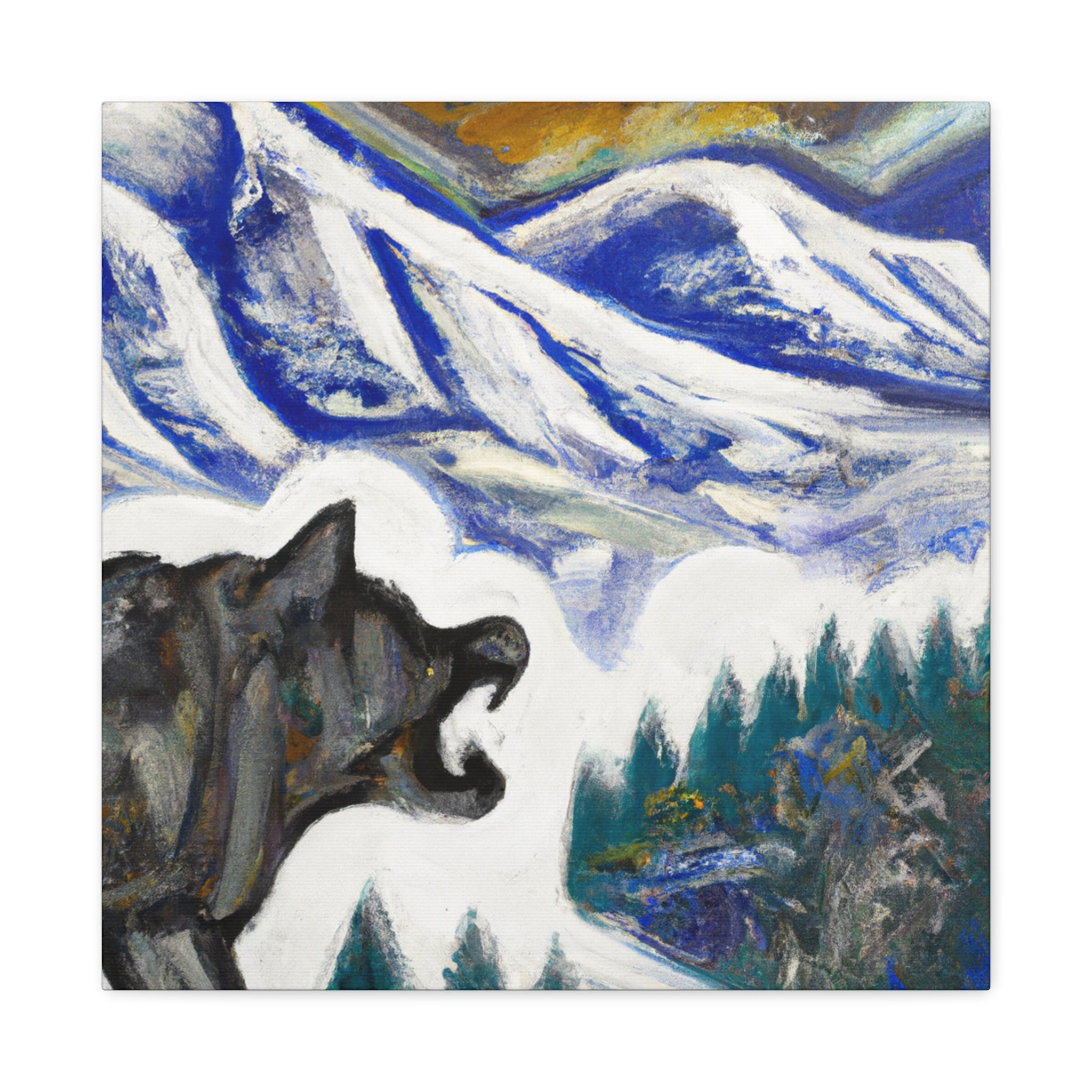 Puma Unleashed Expressionism - Canvas - Walmart.com