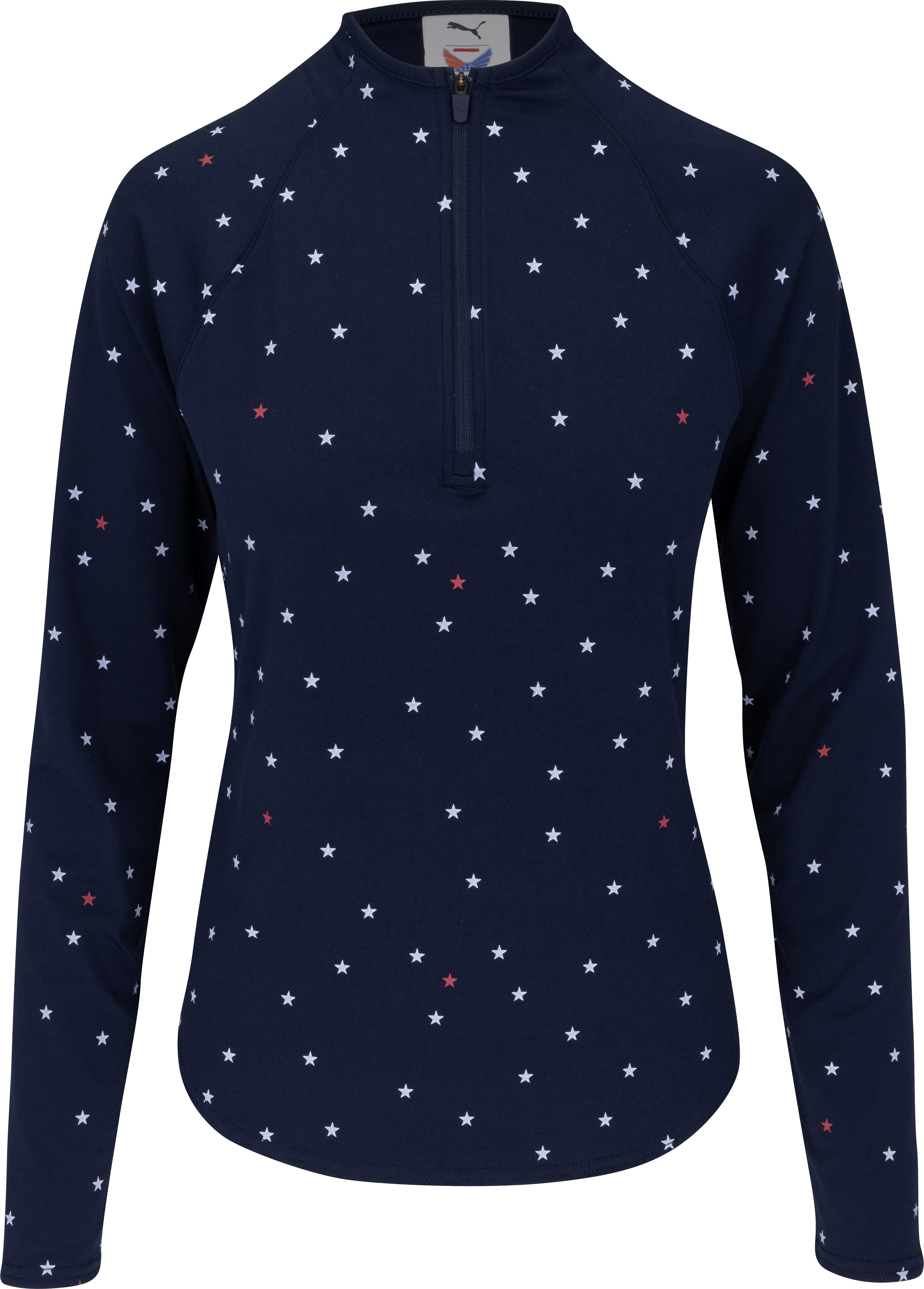 Puma Volition Stars Quarter Zip Navy Blazer/Bright White Outerwear ...