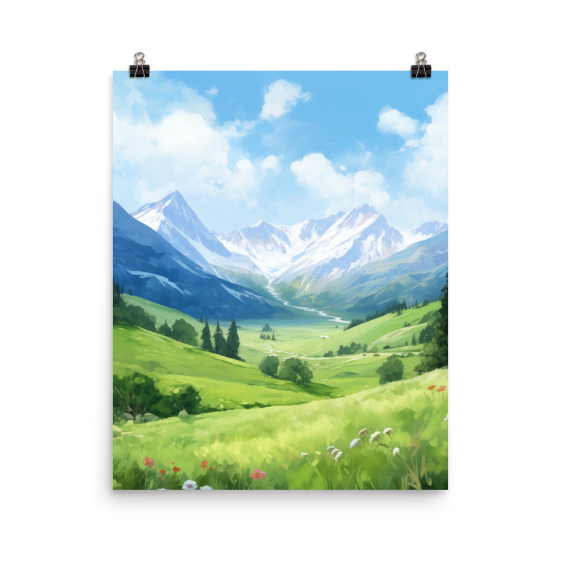 Pumalin Park Print, Patagonia Wall Art, South America Print, Mountain ...