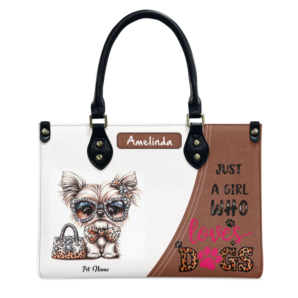 Pumi Dog Bag, Personalized Leather Handbags For Women - Personalized ...