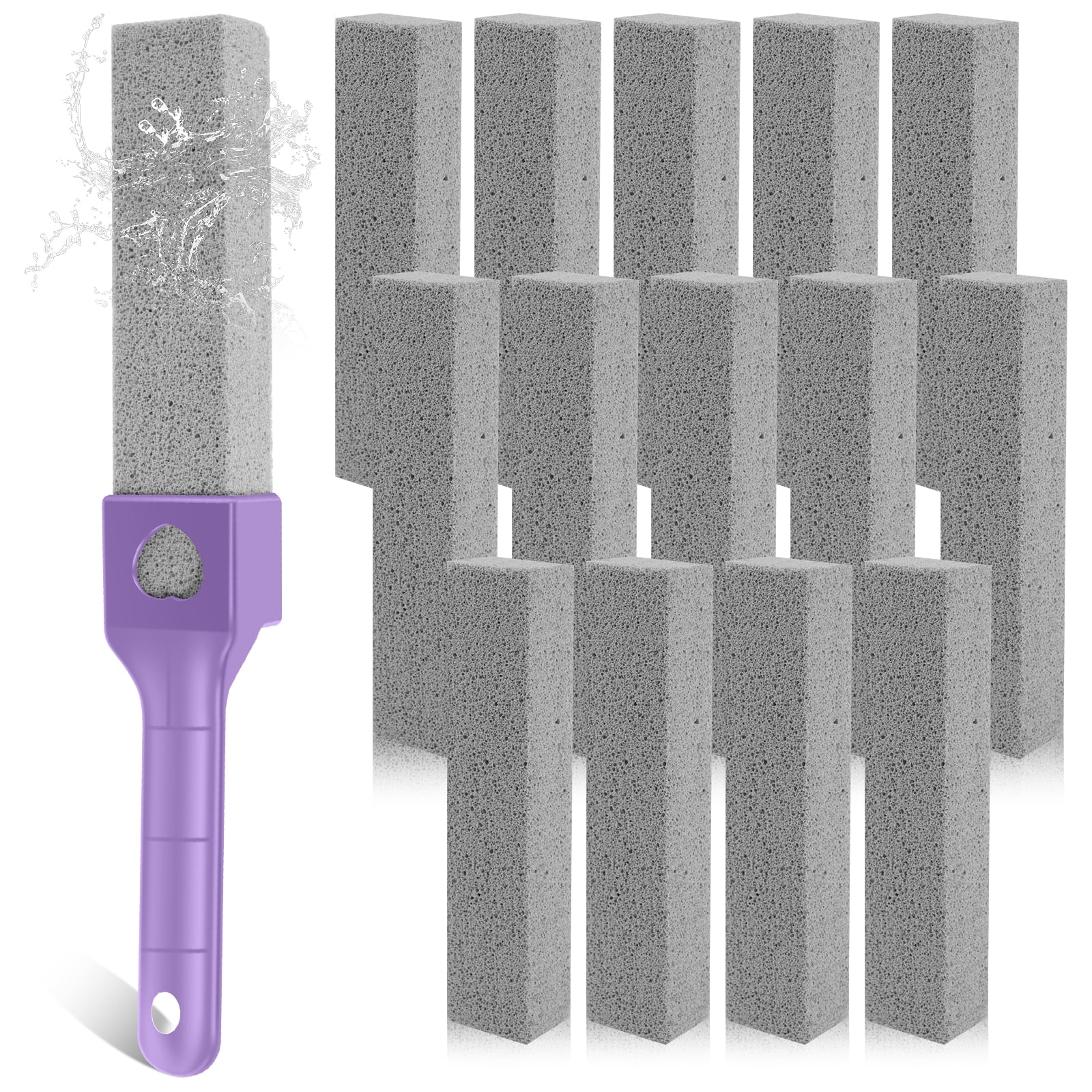 Pumice Cleaning Stone with Long Handle Effective Pumice Stone Toilet ...
