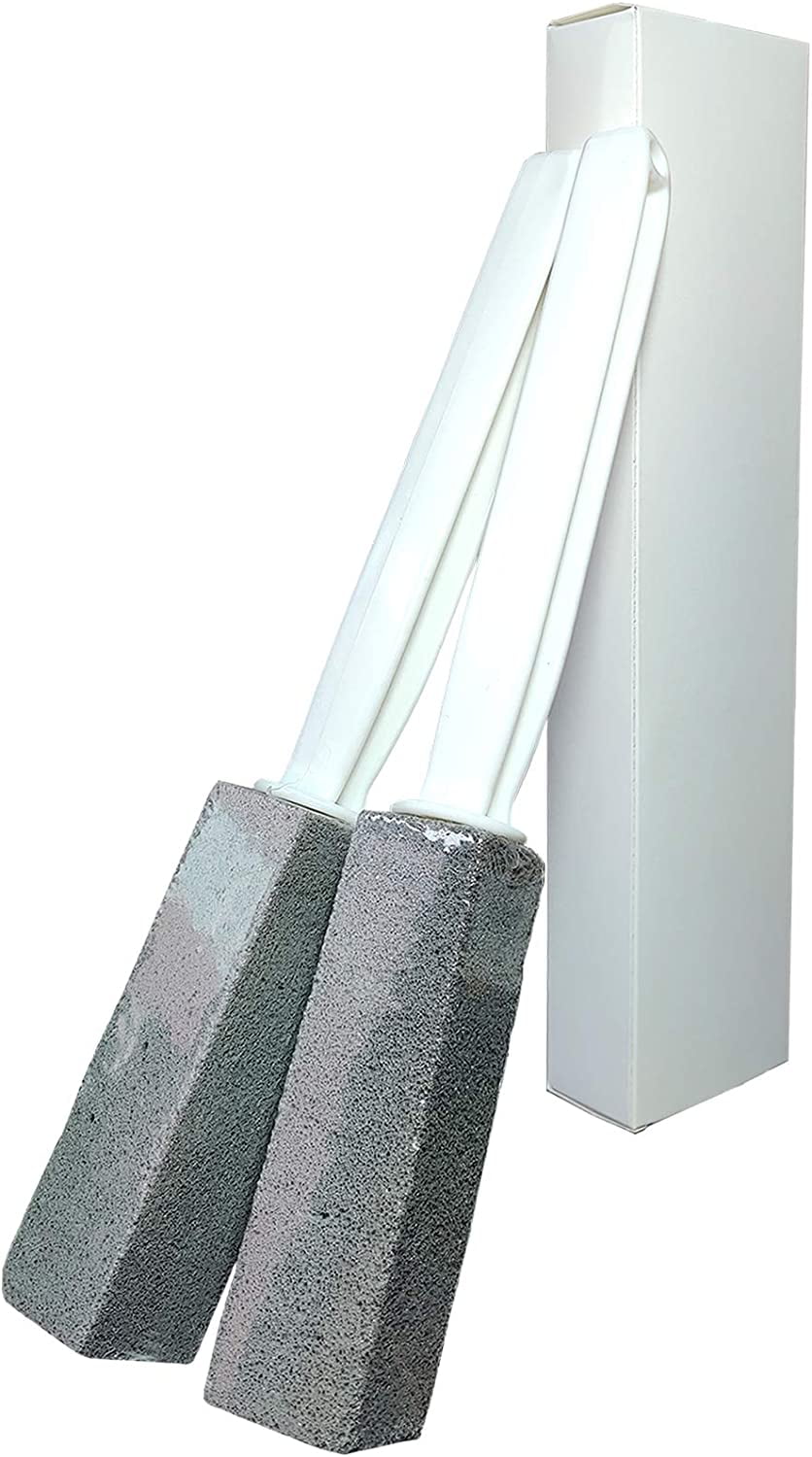 Pumice Sticks for Toilet Cleaning Toilet Bowl Extra Long Handle 2 Pack ...
