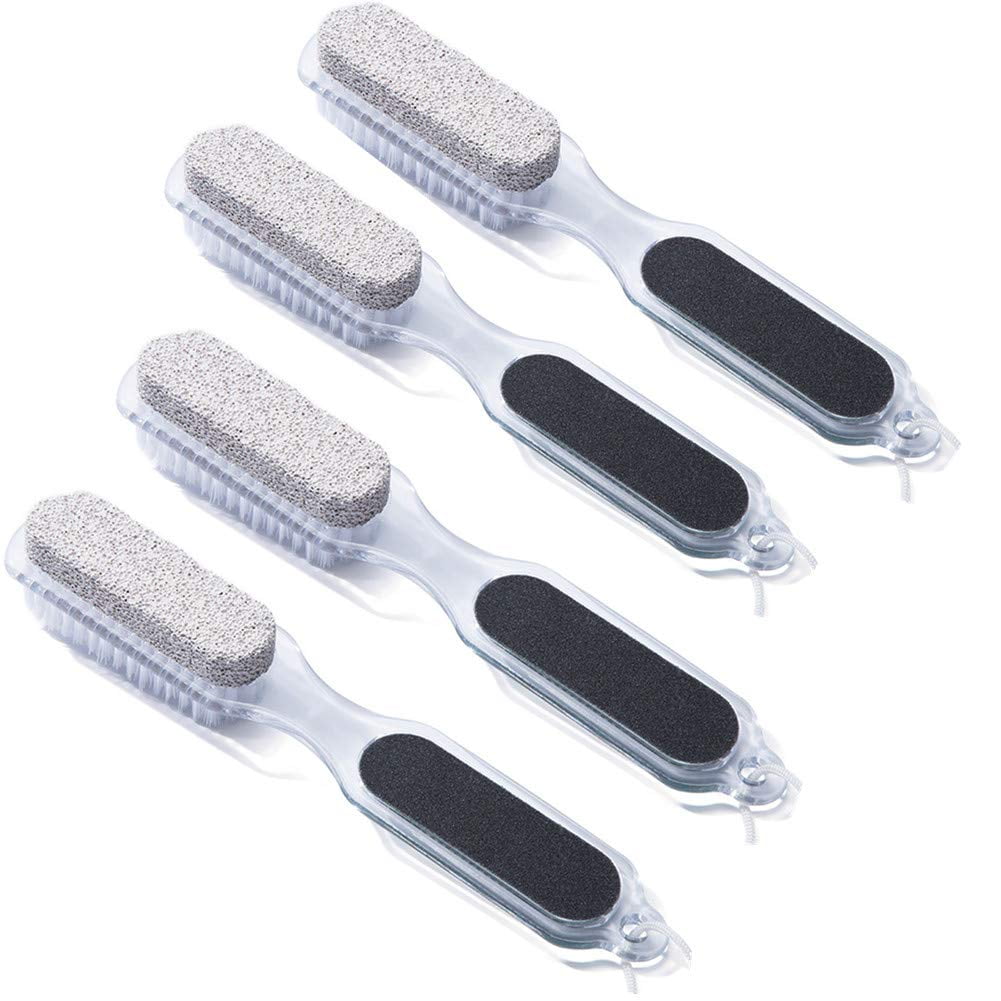 Pumice Stone Brush exfoliator for Dry Skin Scrub Remove Body Dead Skin ...