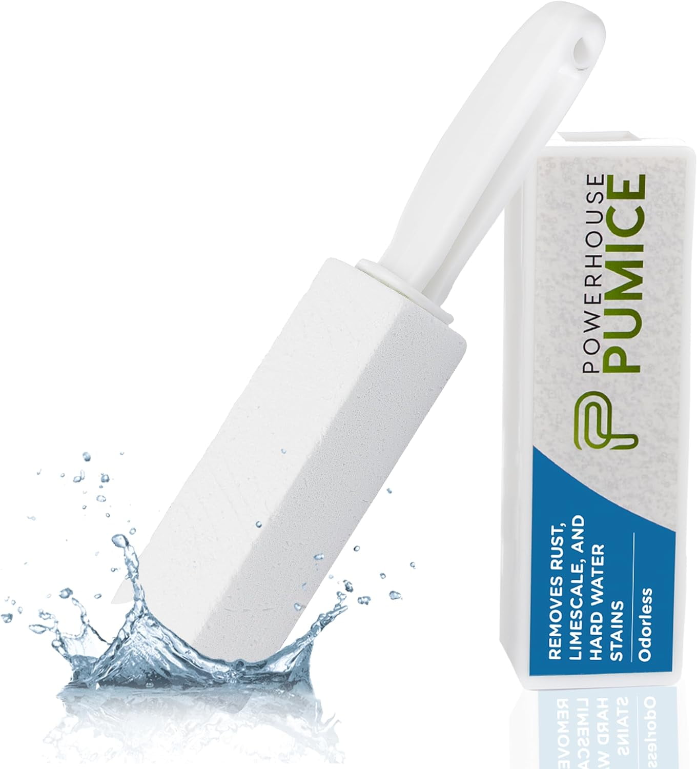 Pumice Stone Toilet Bowl Cleaner with Handle (1-pack) - A Solution for ...